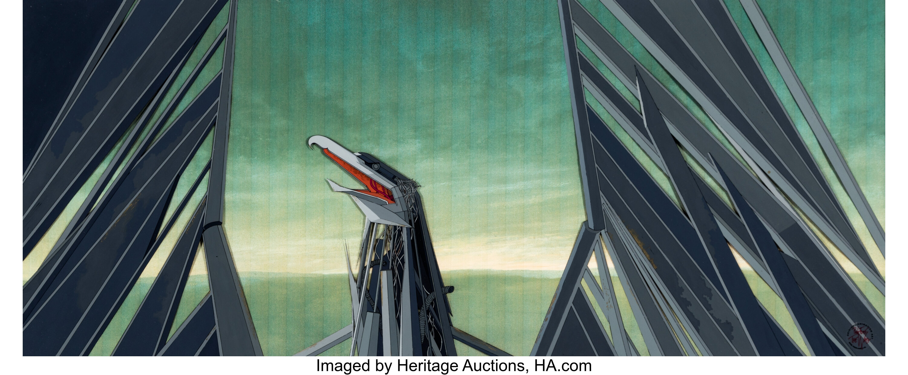 Pink Floyd - The Wall Iron Eagle Pan Production Cel (MGM, 1982 ...