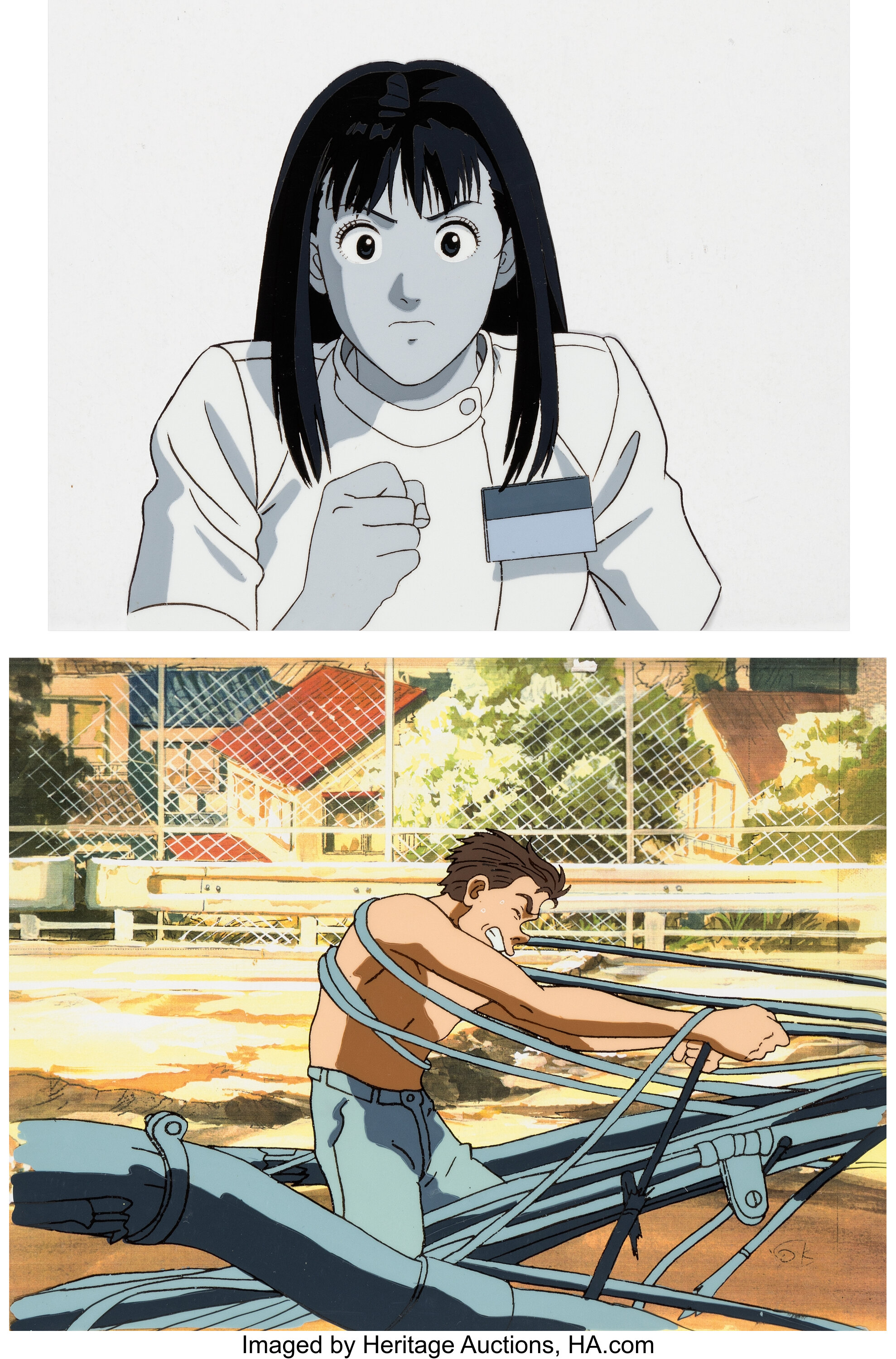 Roujin Z Haruko Mitsuhashi and Mitsuru Maeda Production Cel Group | Lot ...