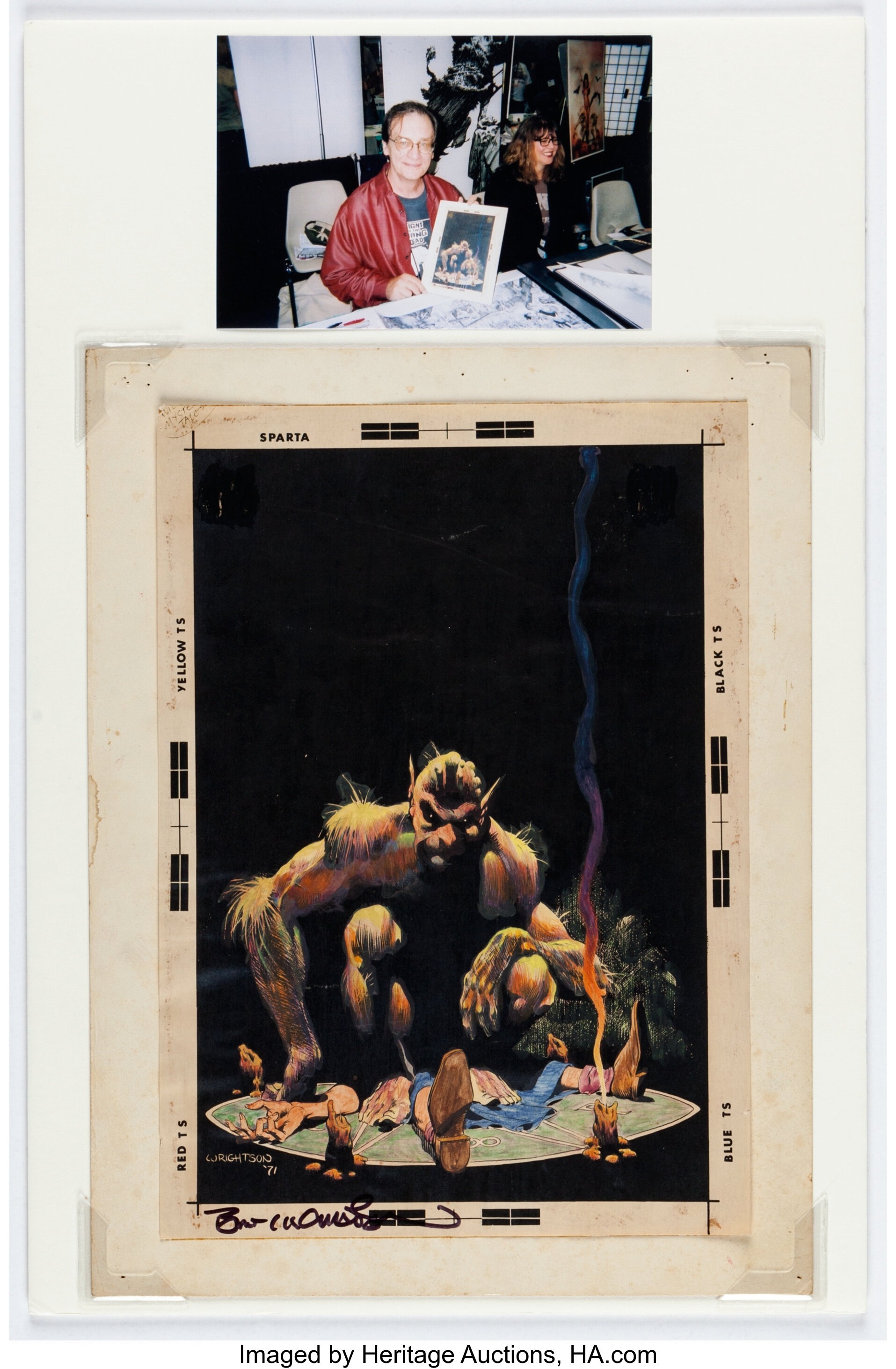Jack Adler DC 100-Page Super Spectacular #4 Cover Color Guide (DC ...