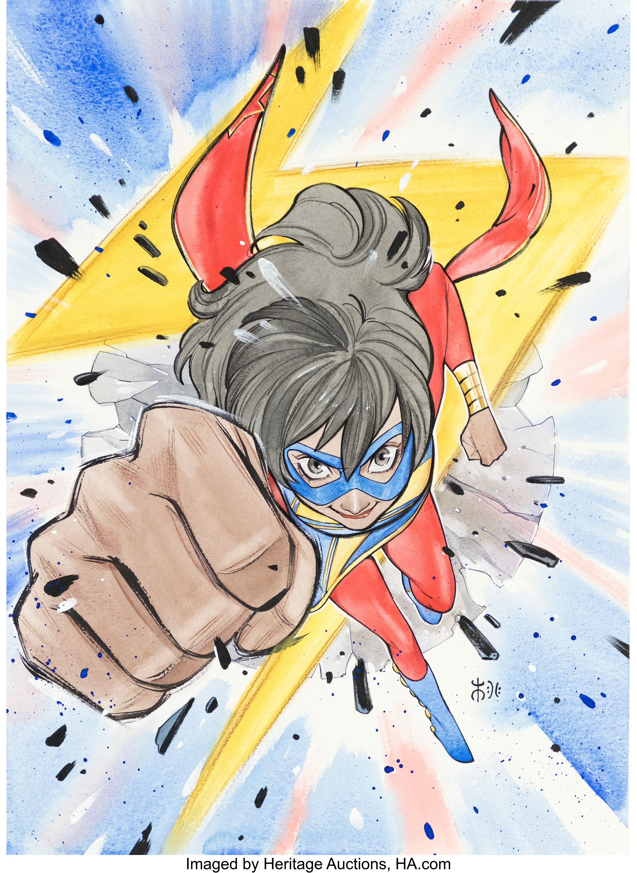 Peach Momoko Ms. Marvel: Ms. Marvel Beyond The Limit #1 Variant | LotID ...