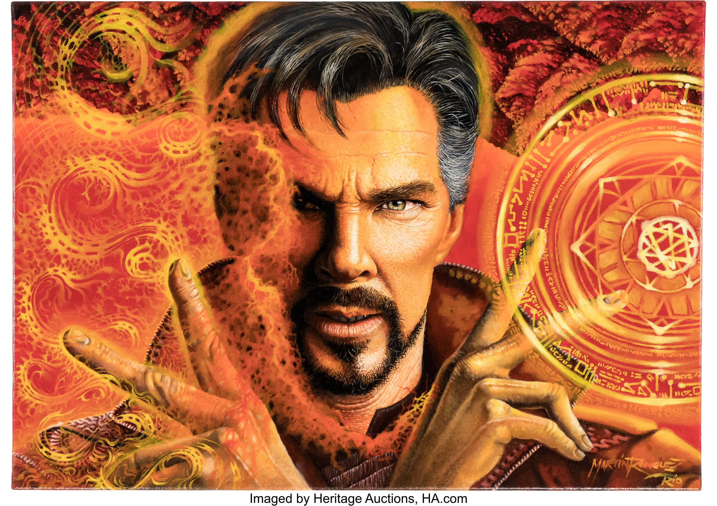 Martin Rodriguez Doctor Strange Painting Original Art (2022).... | Lot ...
