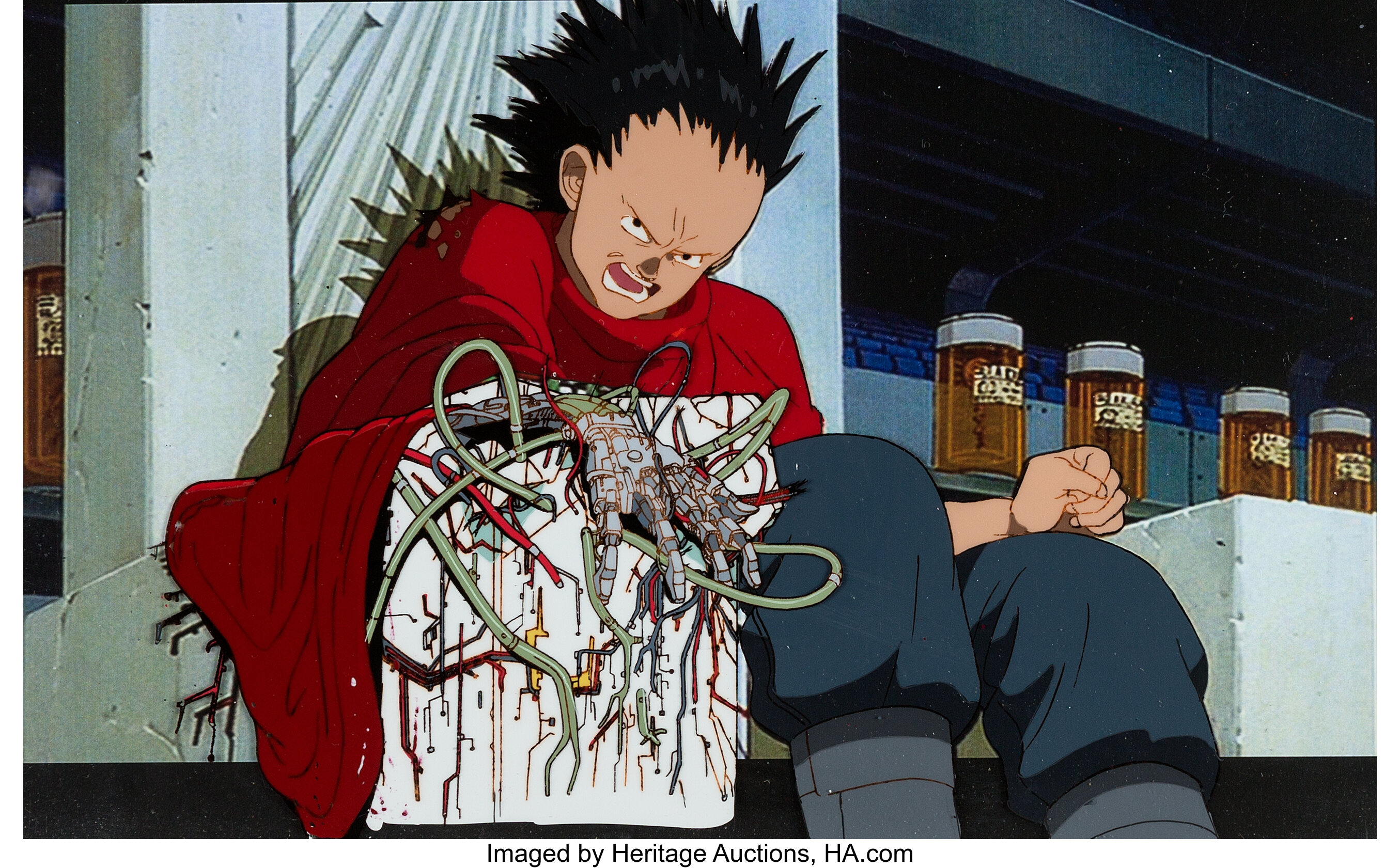 Akira Tetsuo Production Cel and Animation Drawing (Tokyo Movie | Lot ...