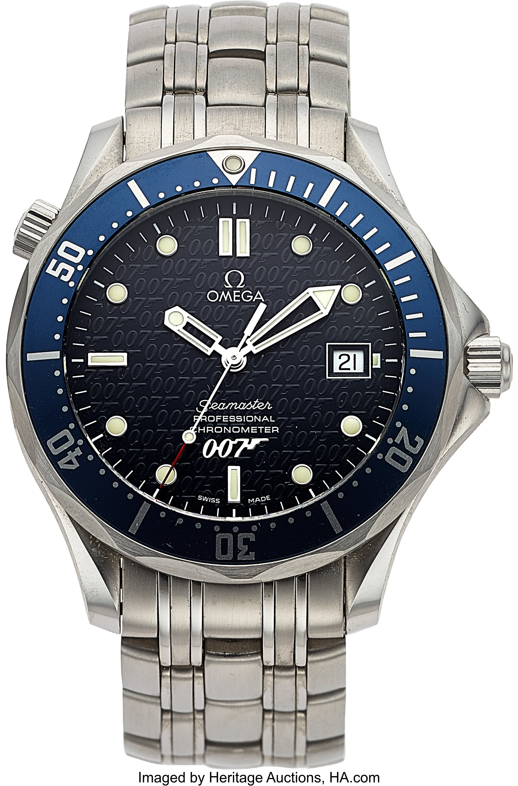 Omega Seamaster, "40th Anniversary of James Bond" Circa 2002. ... | Lot ...