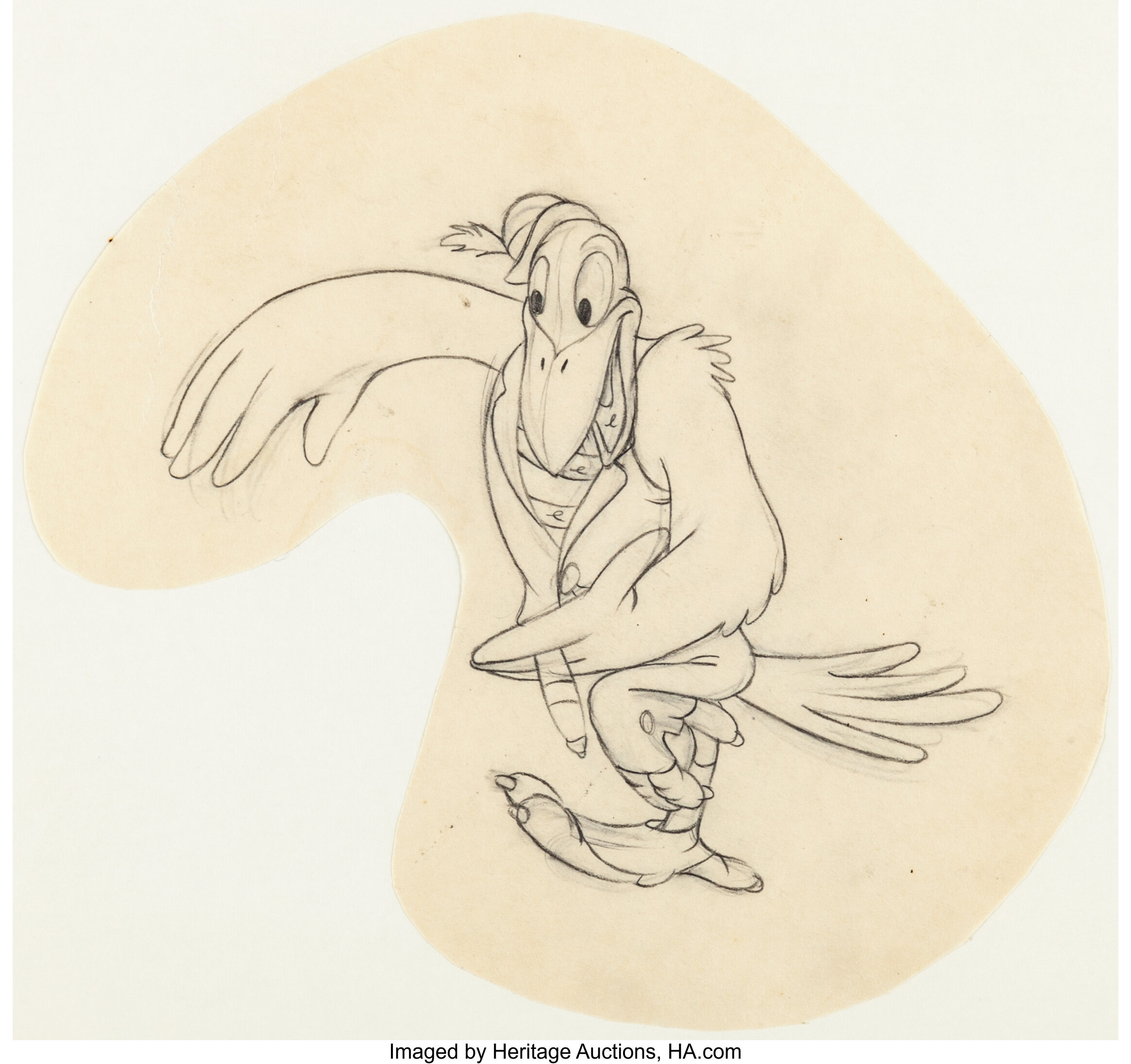 Dumbo Jim Crow Animation Drawing (Walt Disney, 1941). ... Animation ...