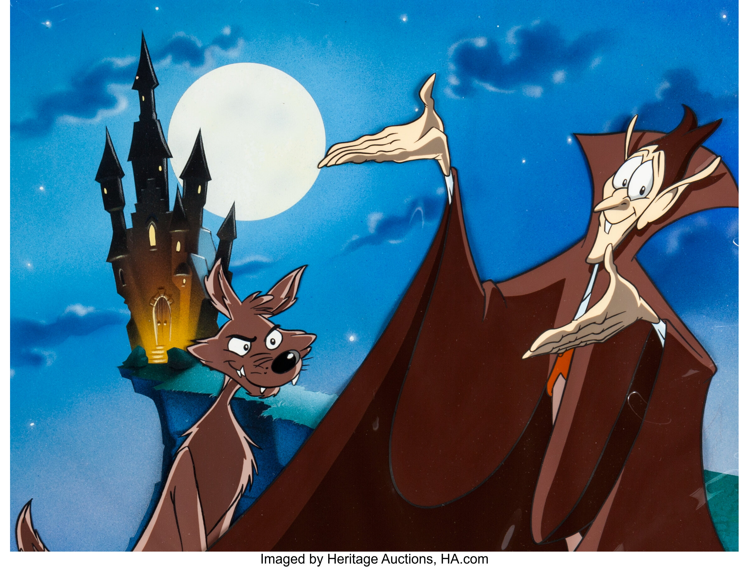 Count Chocula Commercial Production Cel with Key Master Background ...