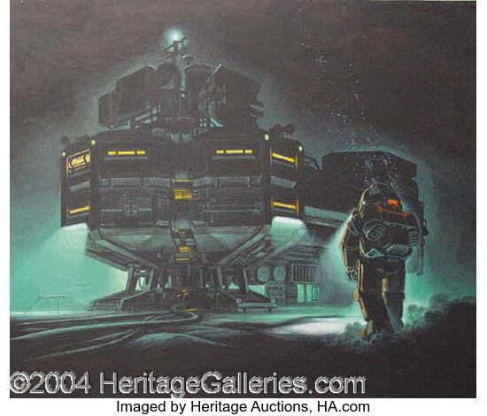 “Leviathan” Concept Art by Ron Cobb Autographs | Lot #168 | Heritage ...