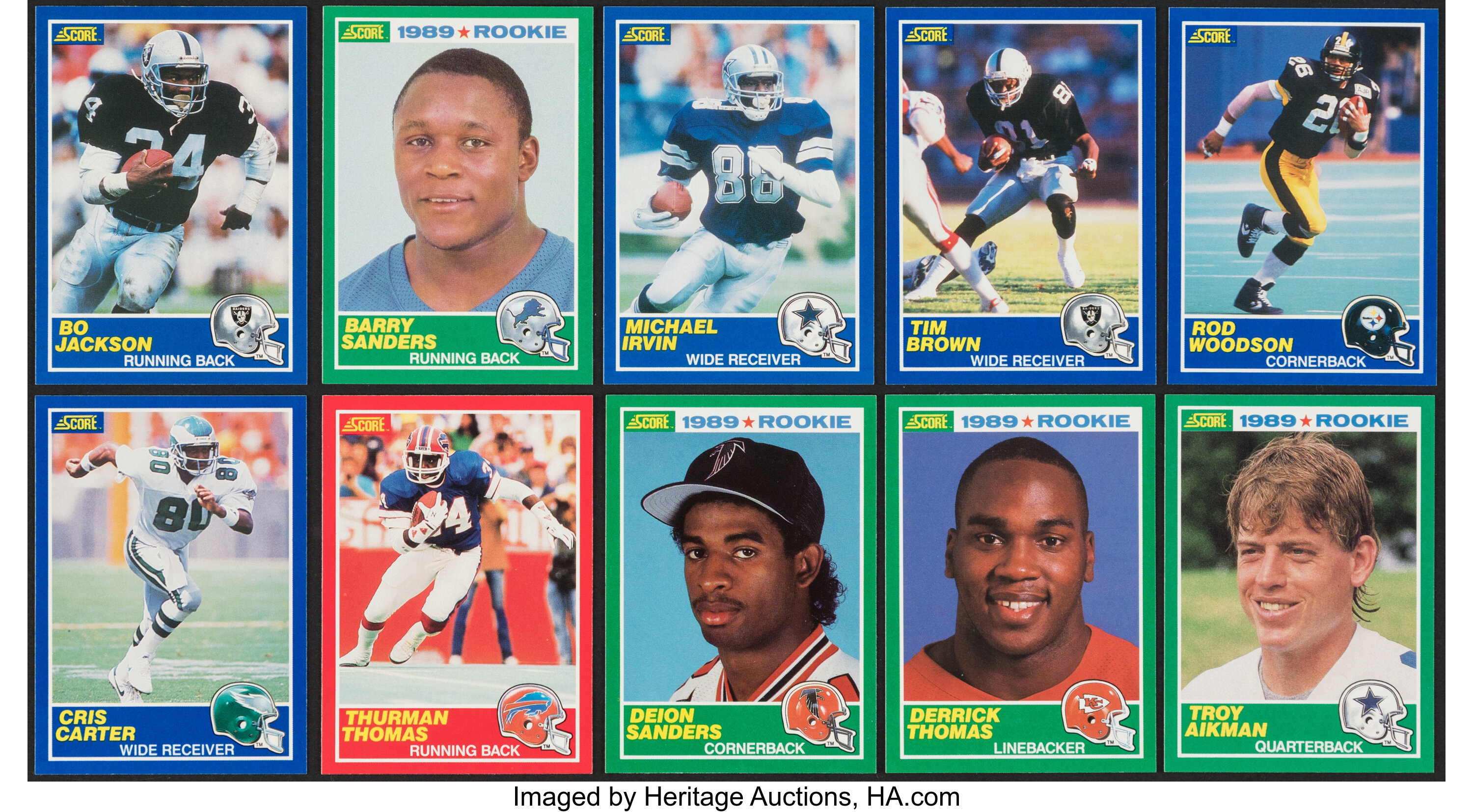 1989 Score Football Complete Set (330) with Factory Box.... | Lot ...