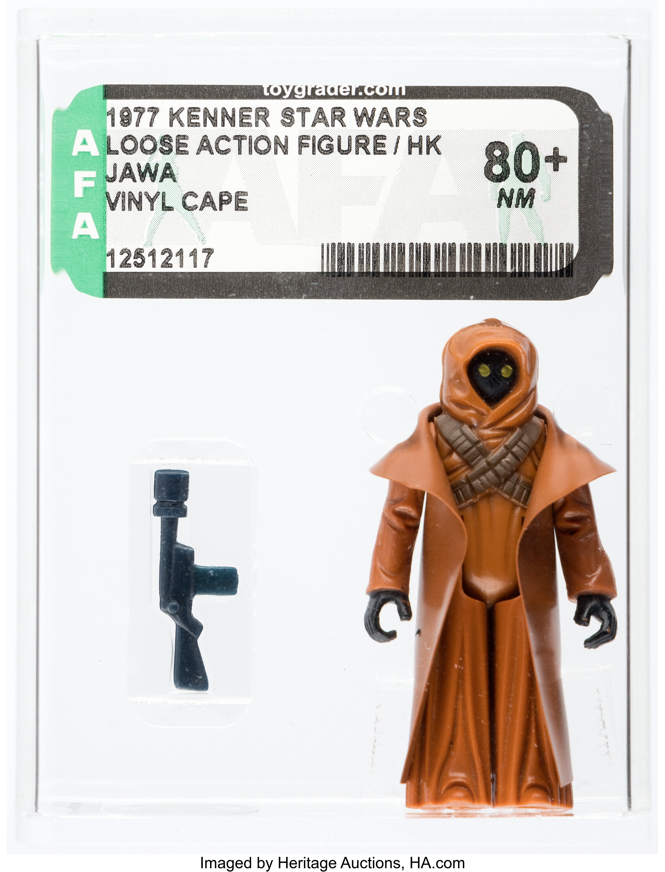 Star Wars Loose Jawa AFA NM 80+ Vinyl Cape (Kenner, 1977).... | Lot ...