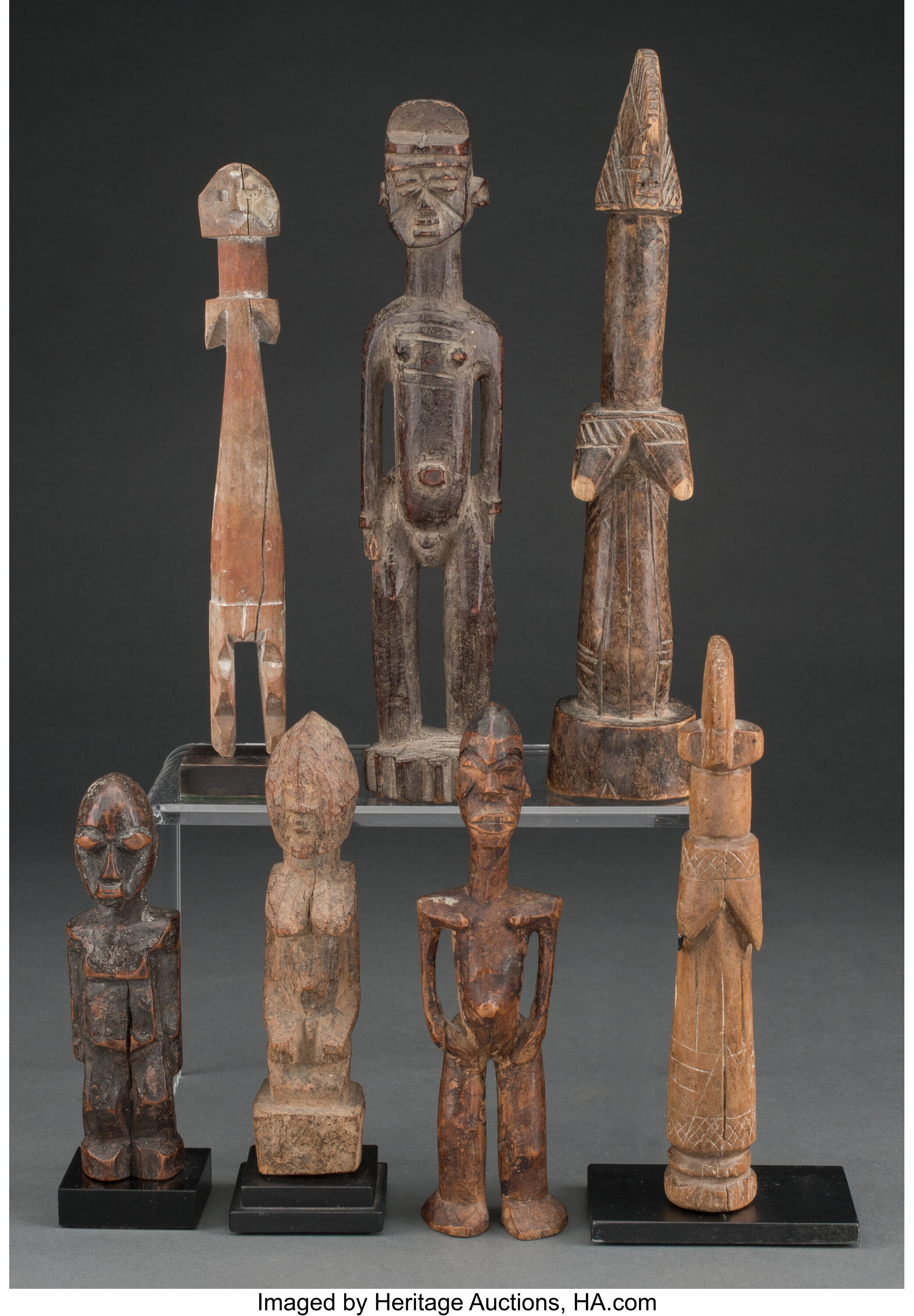 A Group of Seven West African Figures... (Total: 7 ) Tribal Art | Lot ...