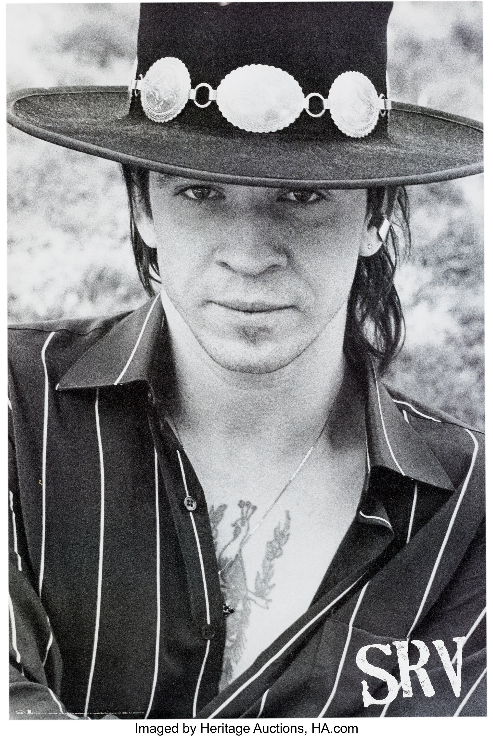 Stevie Ray Vaughan Limited Promo Hat and Original Box and Promo | Lot ...