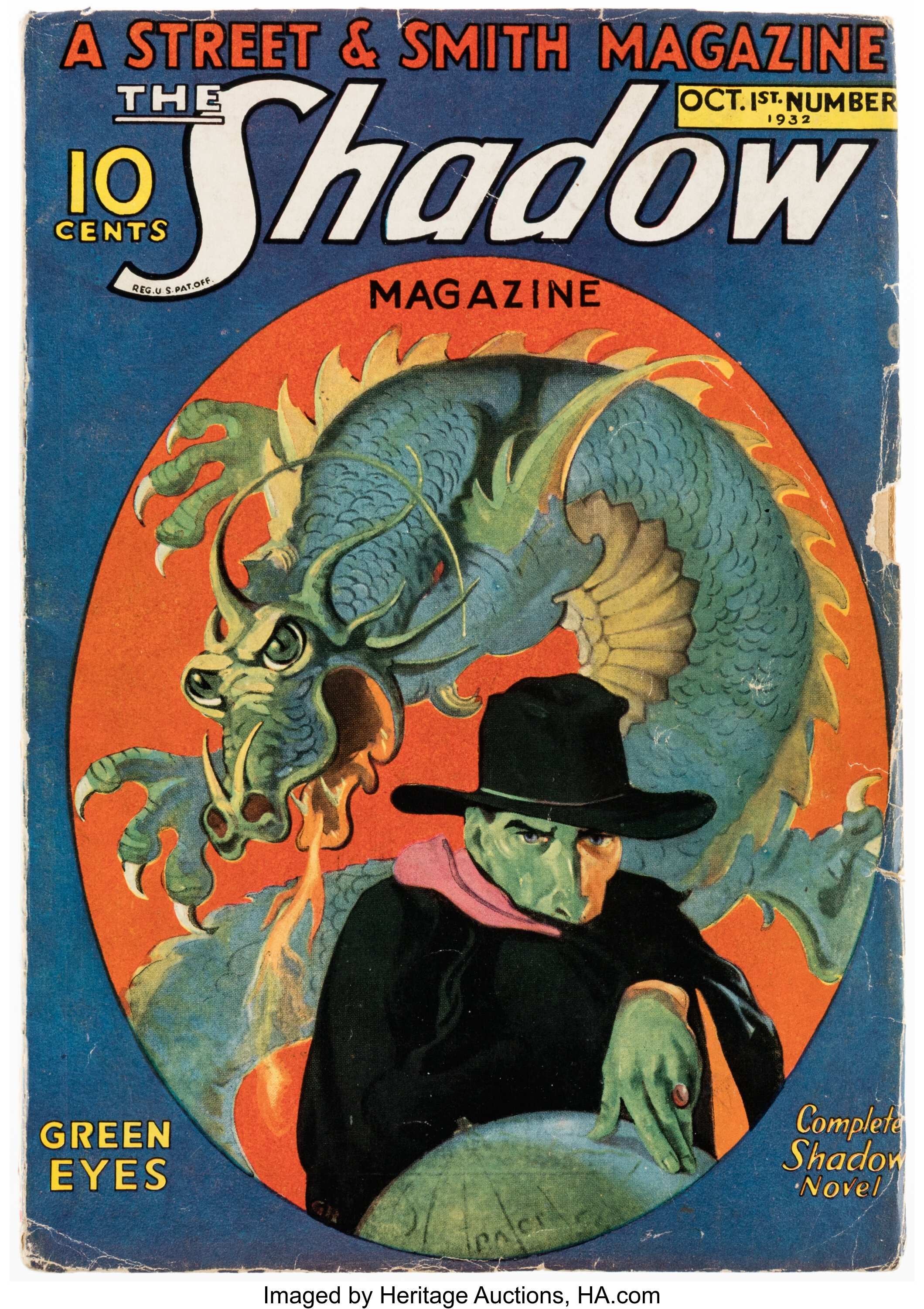 The Shadow - October 1st, 1932 (Street & Smith) Condition: VG+ ...