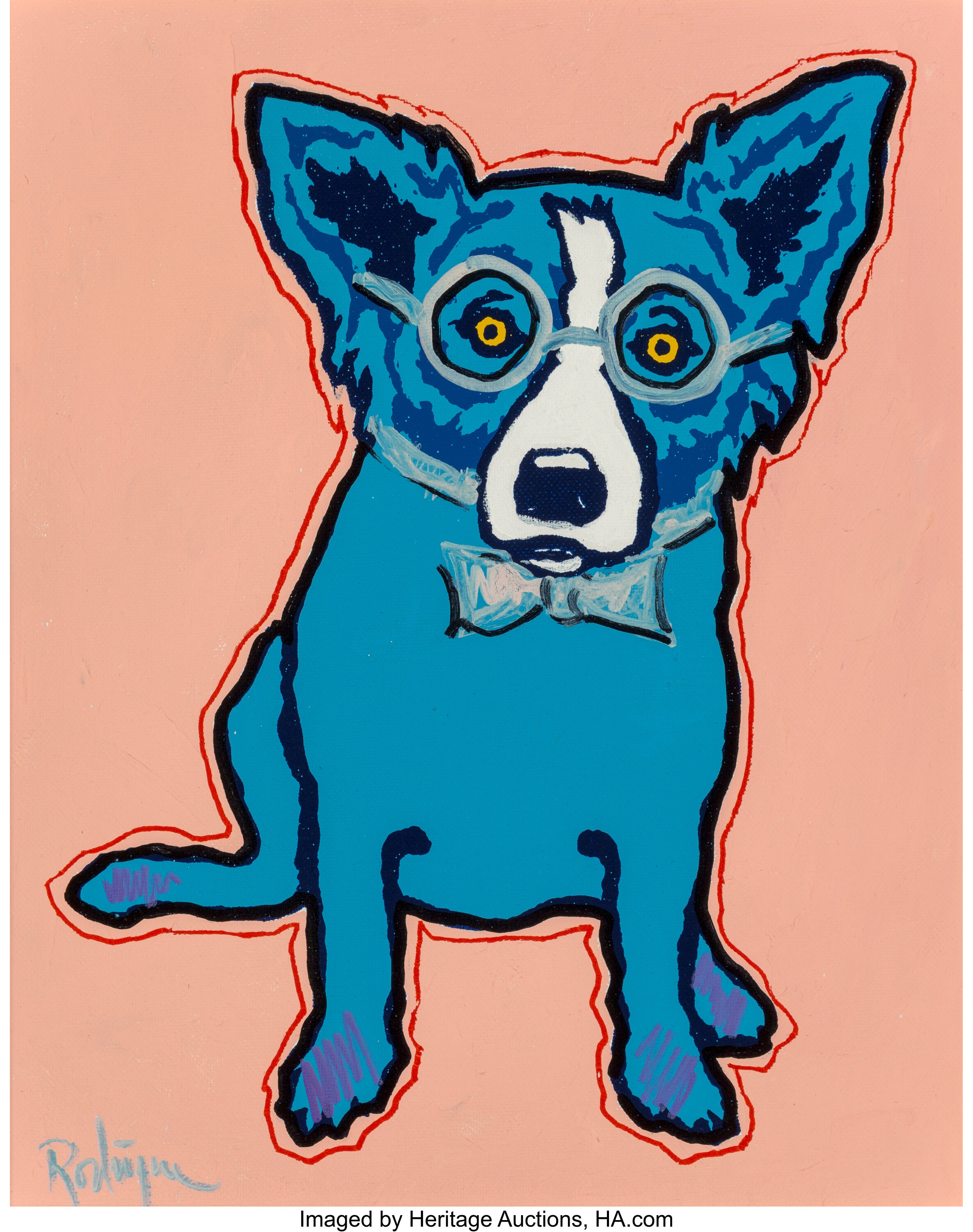 George Rodrigue (1944-2013). Untitled, circa 1994. Acrylic paint | Lot ...