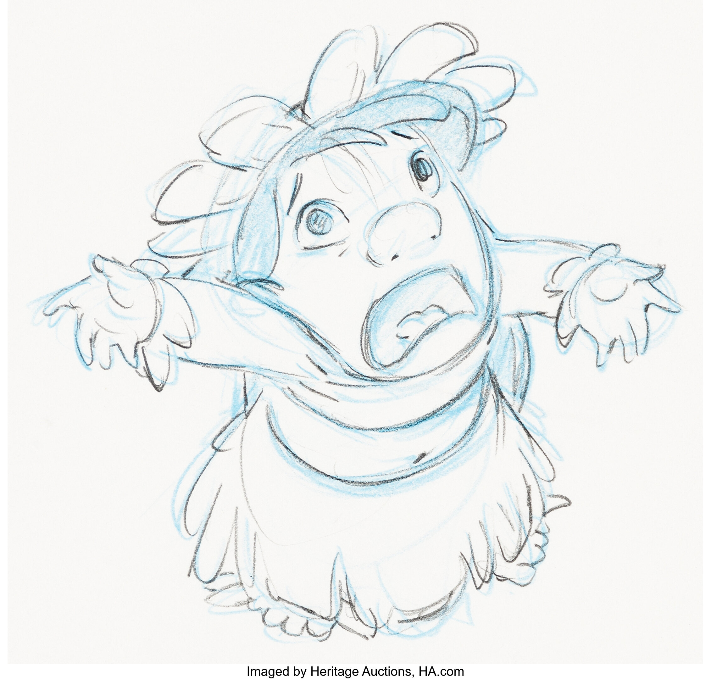 Lilo & Stitch Lilo Preliminary Animation Drawing Sequence of 10 | Lot ...