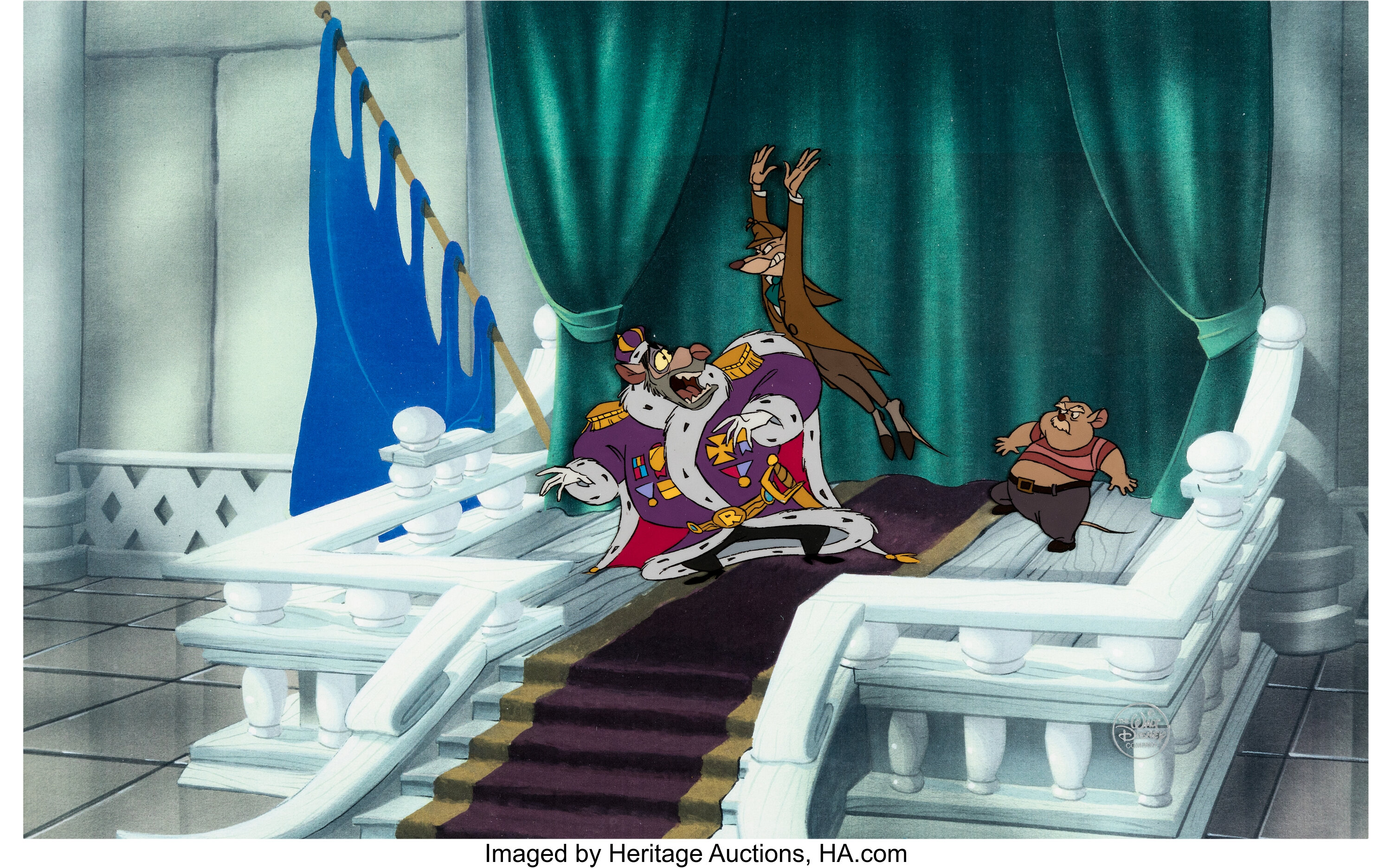 The Great Mouse Detective Ratigan with Basil and Dawson Production ...