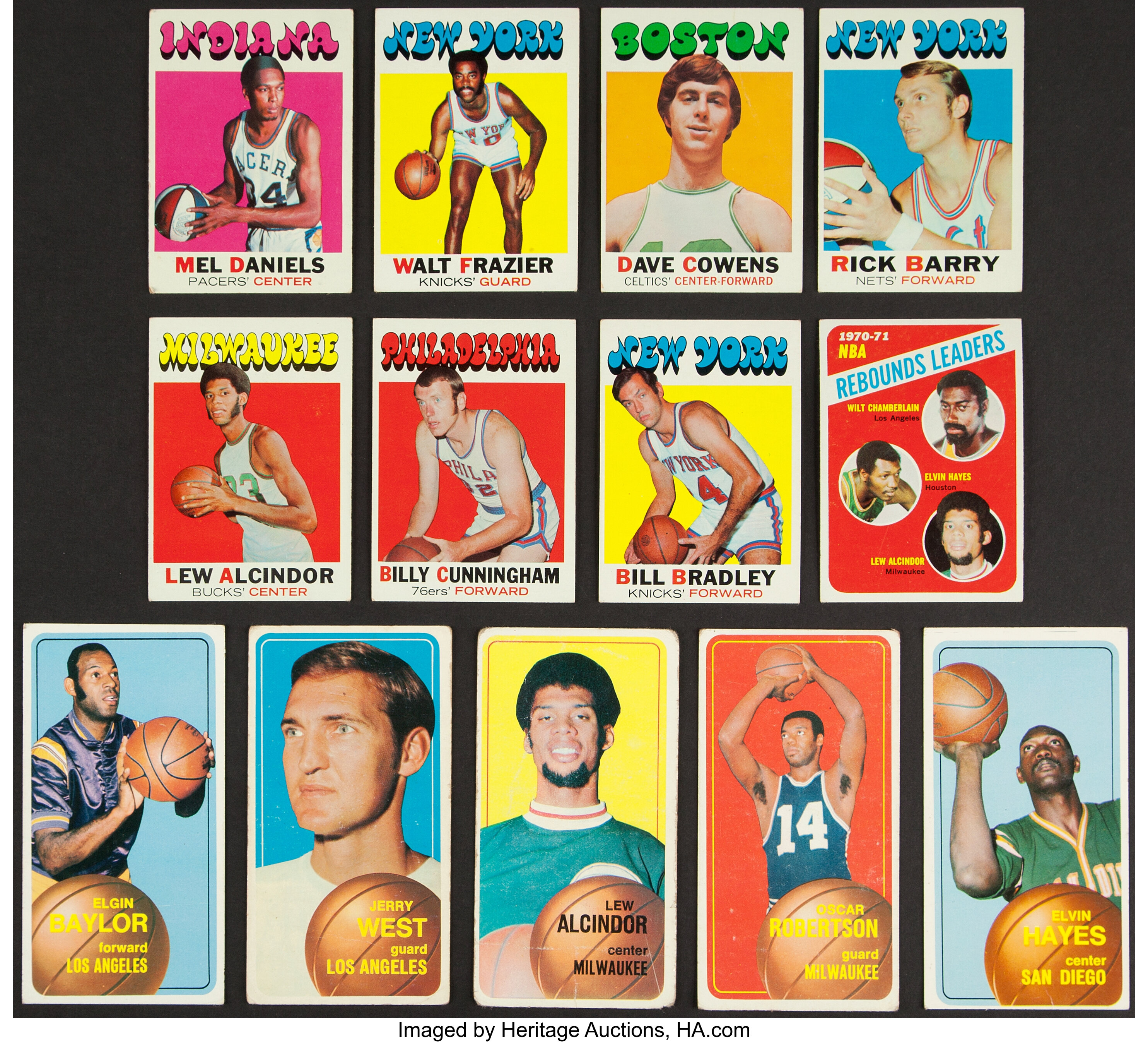1970 to 1976 Topps Basketball Collection (38). ... Basketball Cards ...