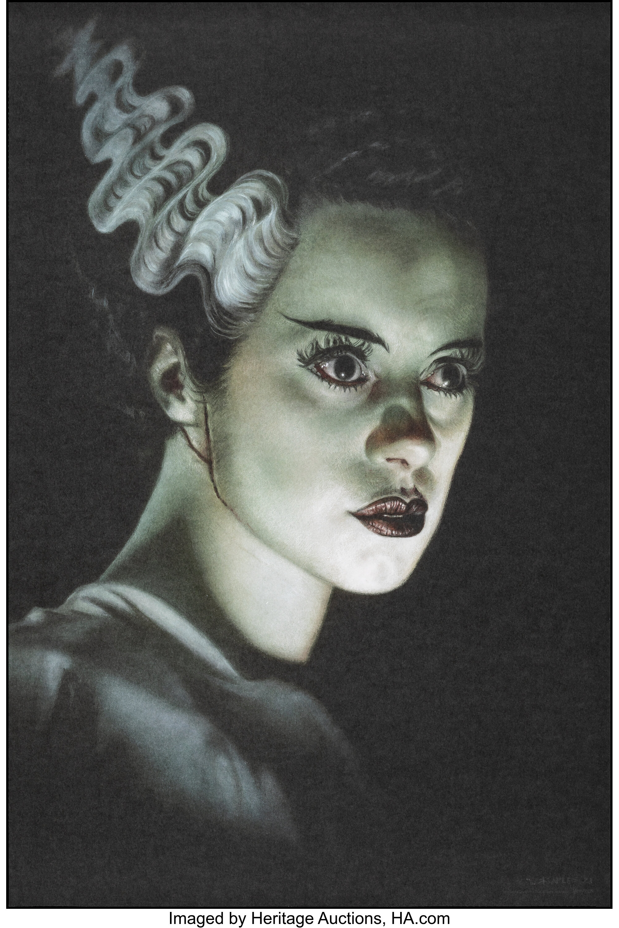 The Bride of Frankenstein 77/200 by Greg Staples (Vice Press, 2022 ...
