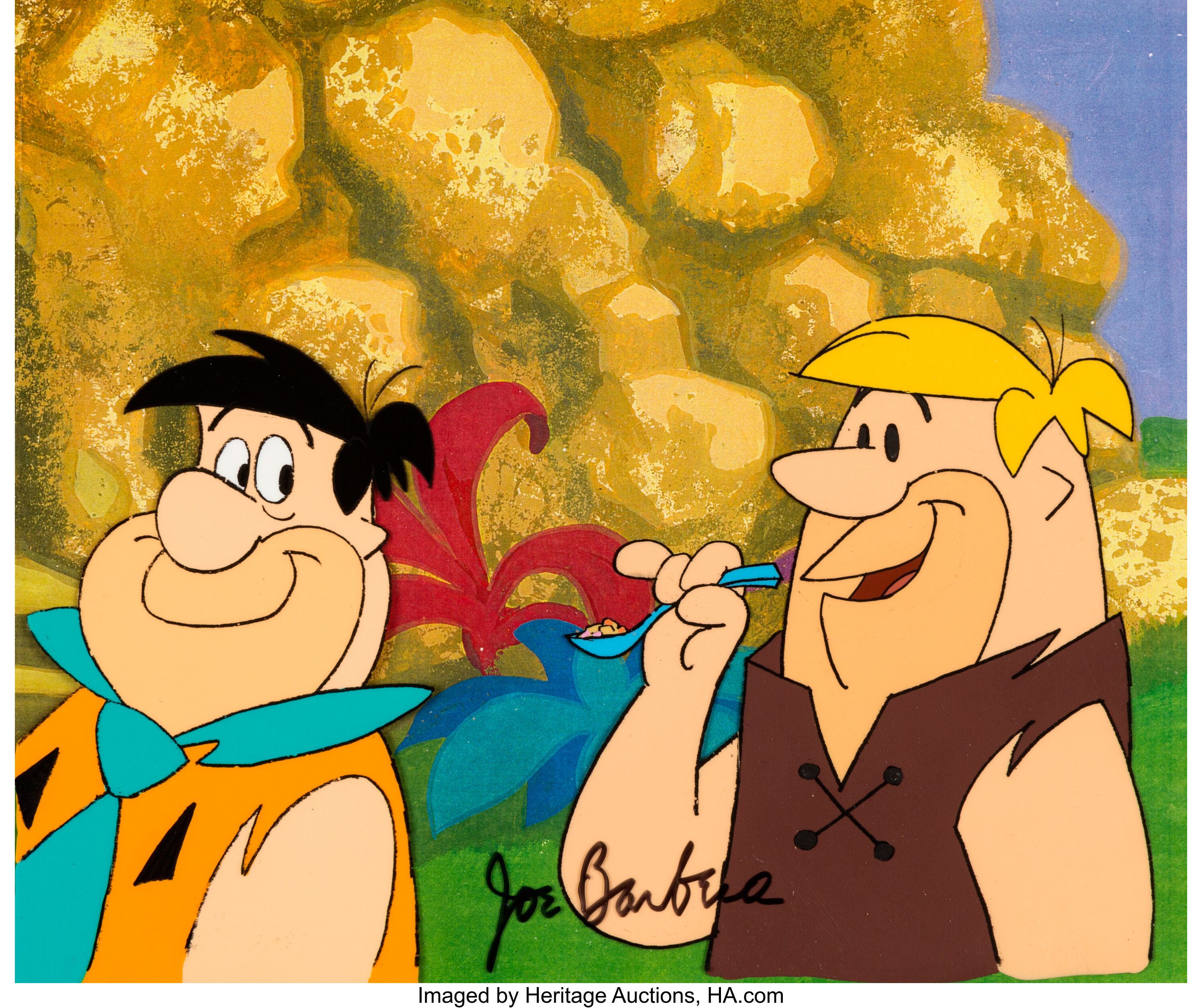 The Flintstones Fred and Barney Fruity Pebbles Animation Production ...