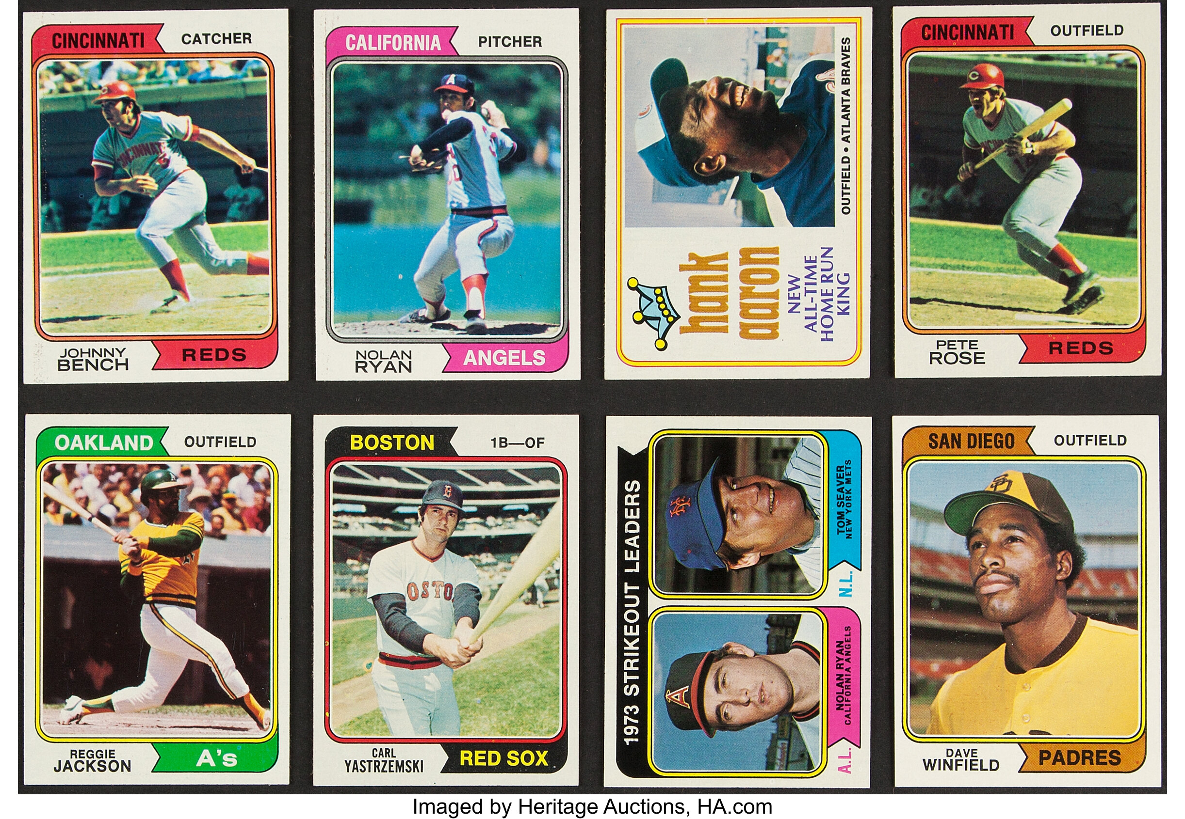 1974 Topps Baseball Complete Set (660). ... Baseball Cards Sets | Lot ...
