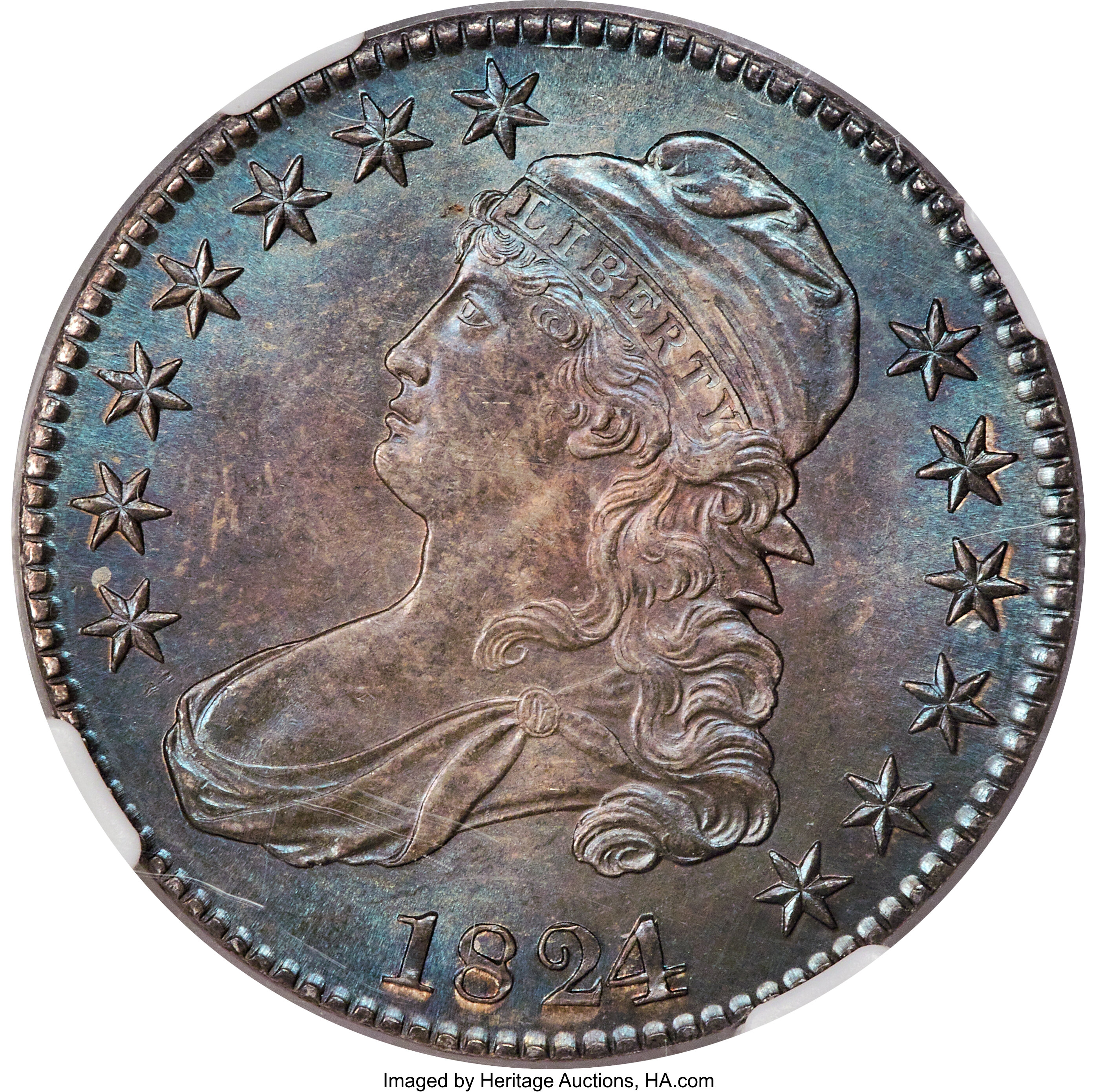 1824/1 50C O-101, R.2, MS66 NGC.... Bust Half Dollars | Lot #3207 ...