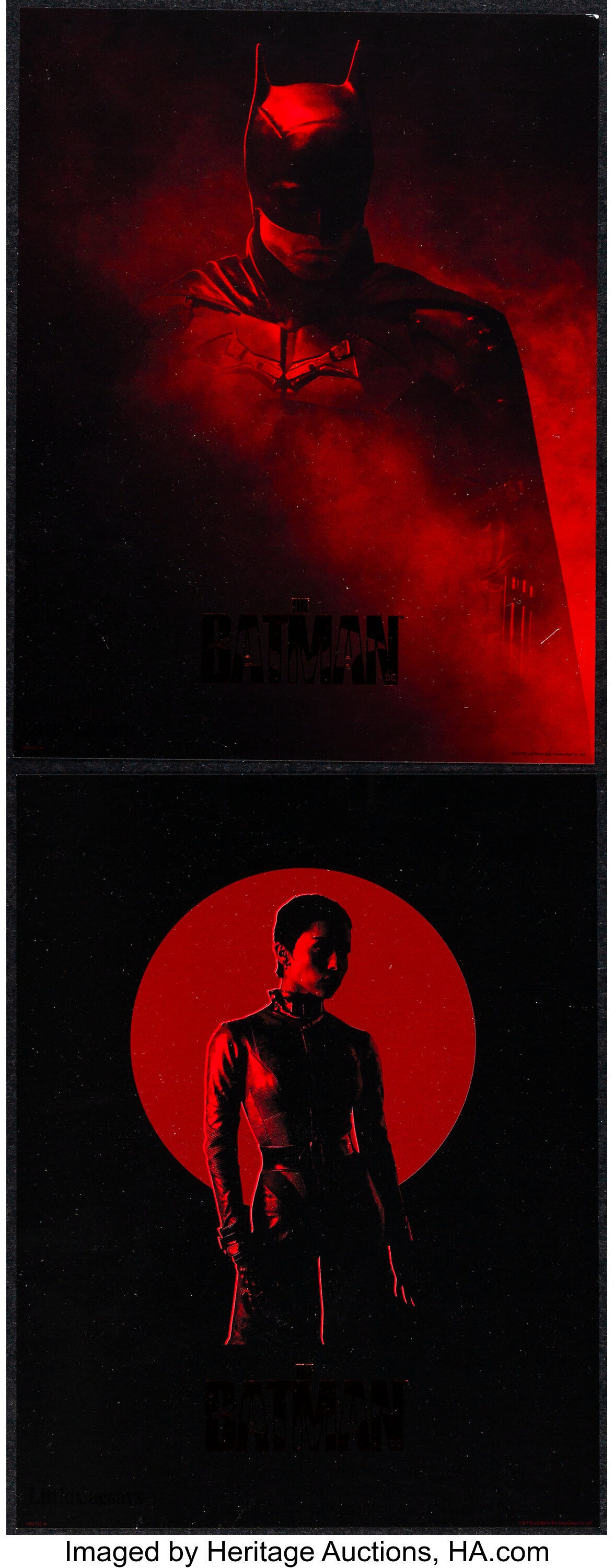 The Batman (Little Caesars, 2022). Folded, Very Fine. Mini Posters ...