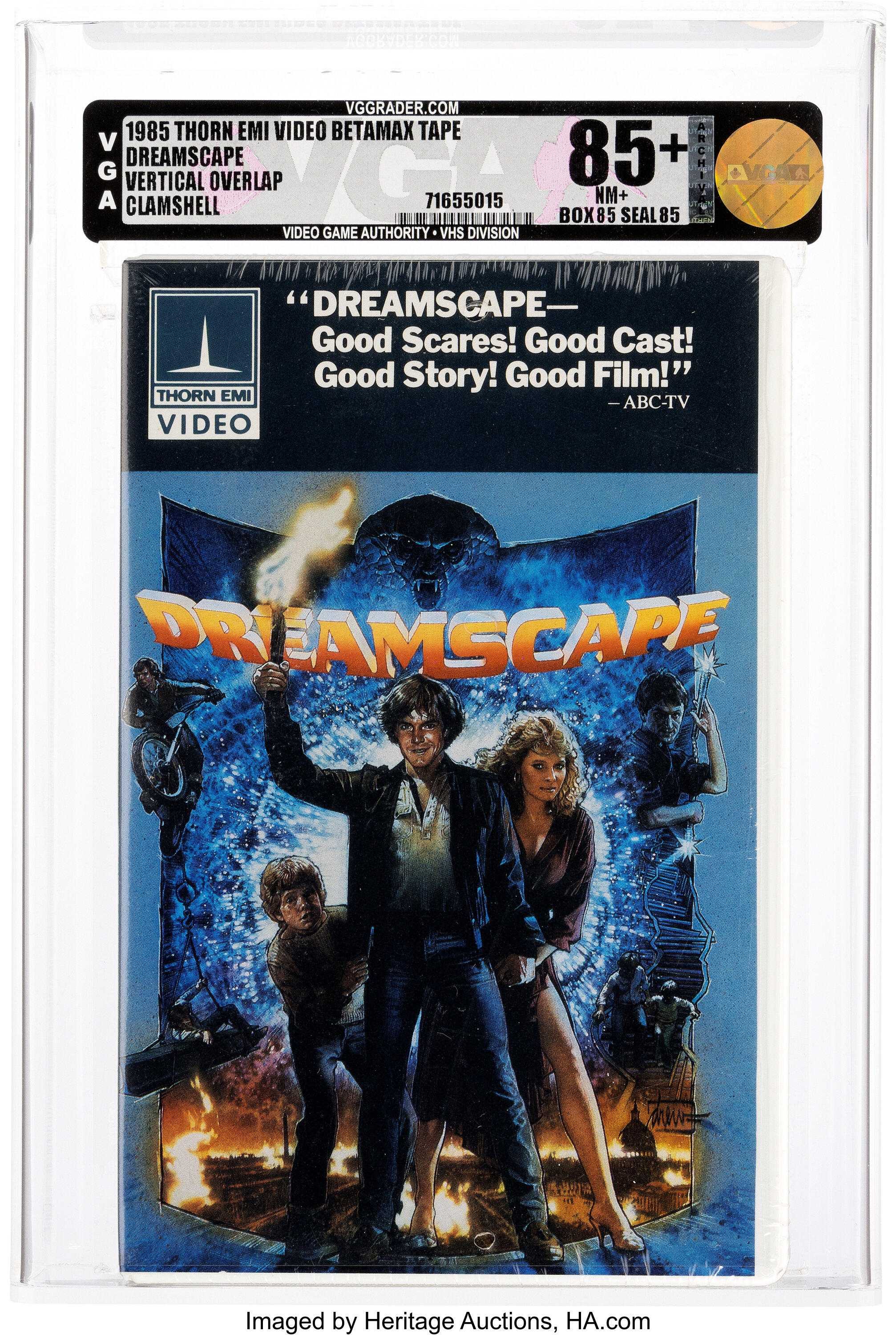 Dreamscape Beta 1985 - VGA 85+ NM+, Clamshell, Vertical Overlap, | Lot ...