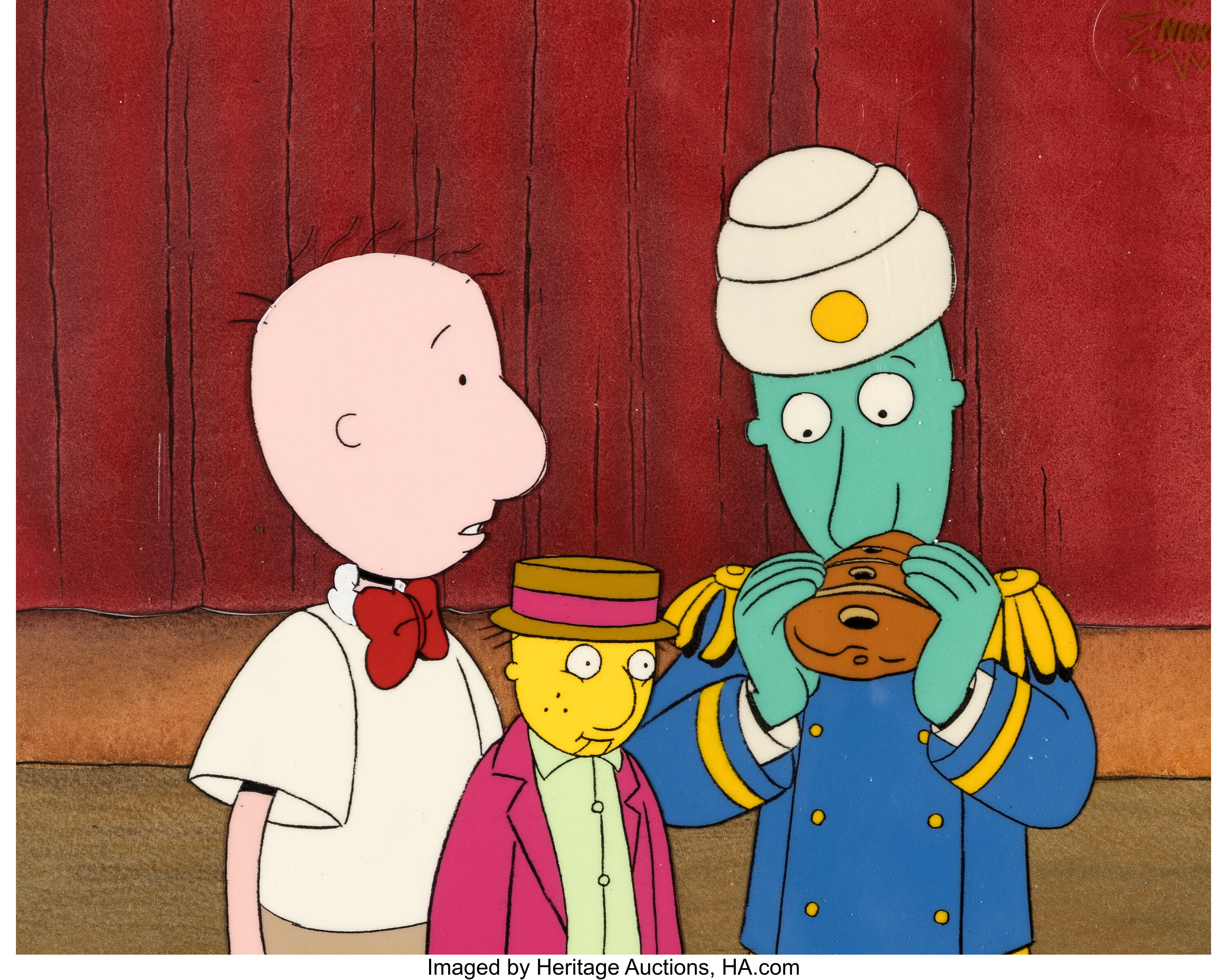 Doug "Doug's No Dummy" Doug, Buster, and Skeeter Production Cel | Lot ...