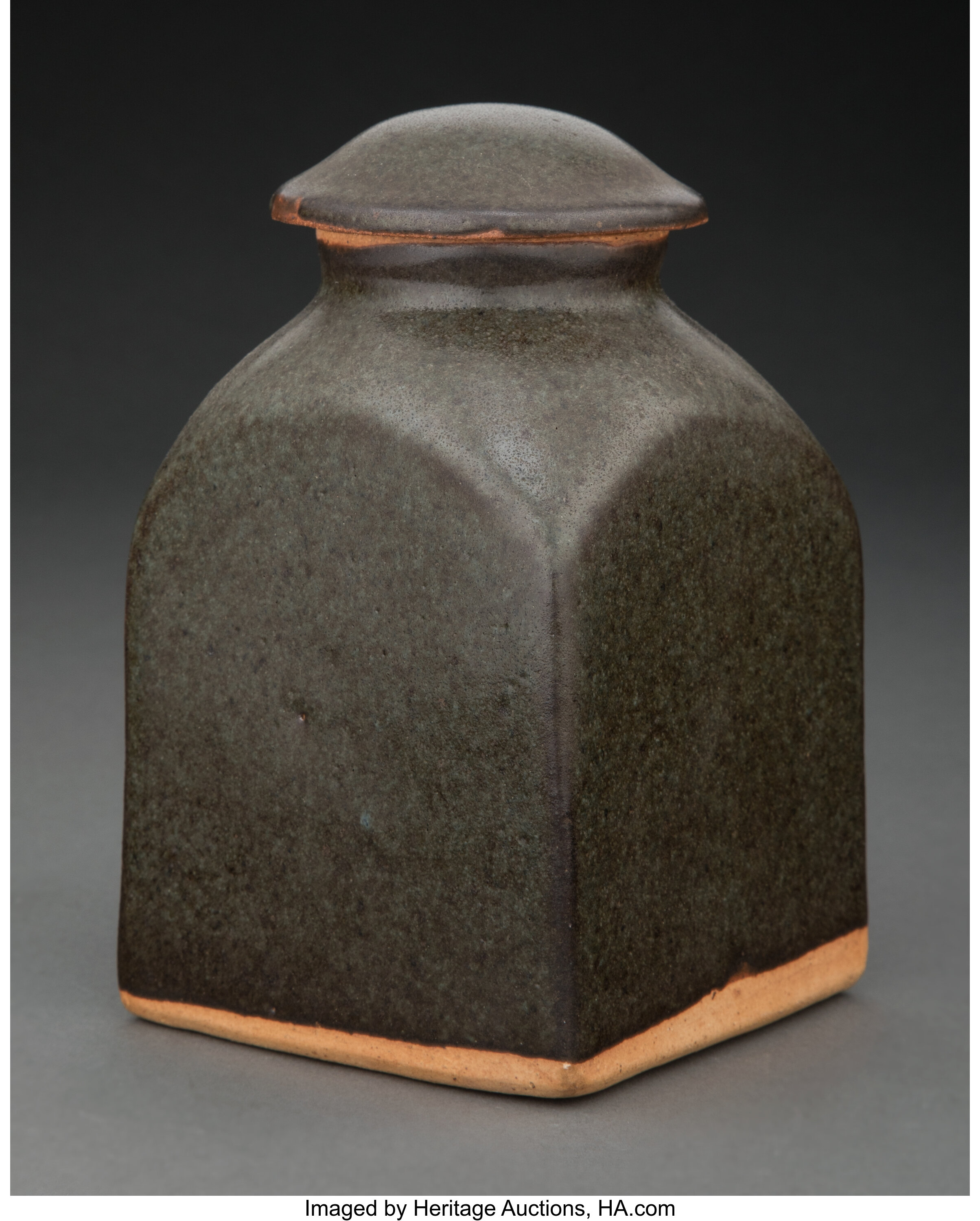 Bernard Leach (British, 1887-1979). Tea Caddy. Glazed stoneware. | Lot ...