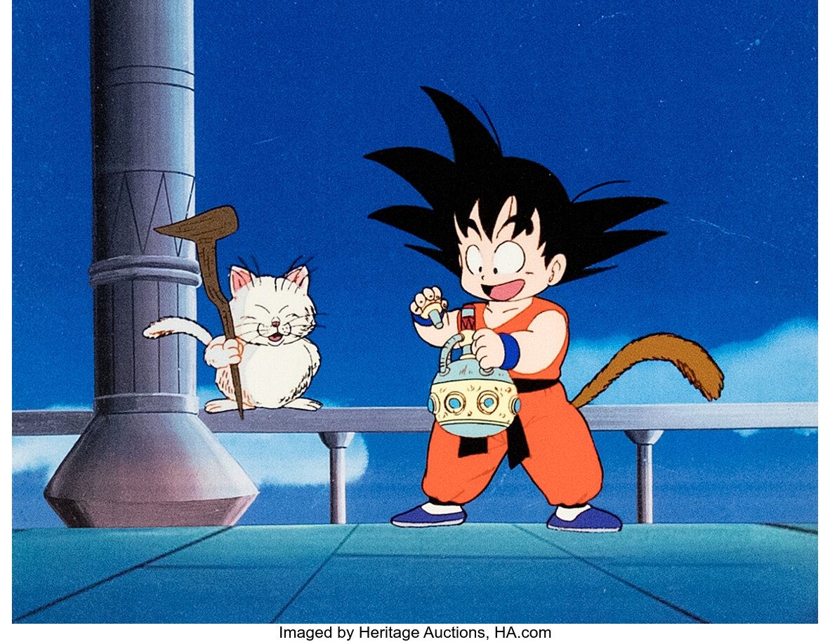 Dragon Ball Kid Goku and Korin Season 3 Episode #62 Production Cel ...