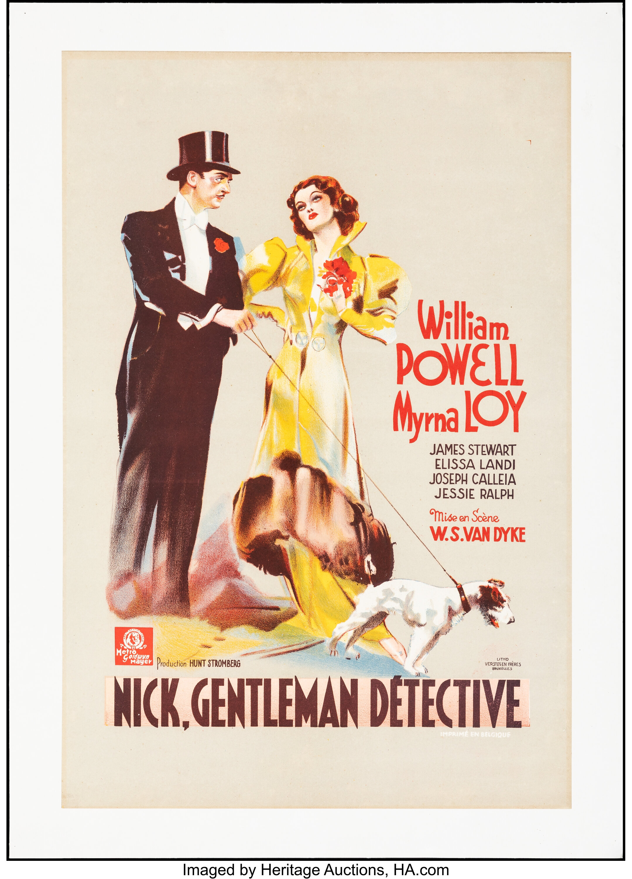 After the Thin Man (MGM, 1936). Very Fine+ on Linen. Pre-War | Lot ...