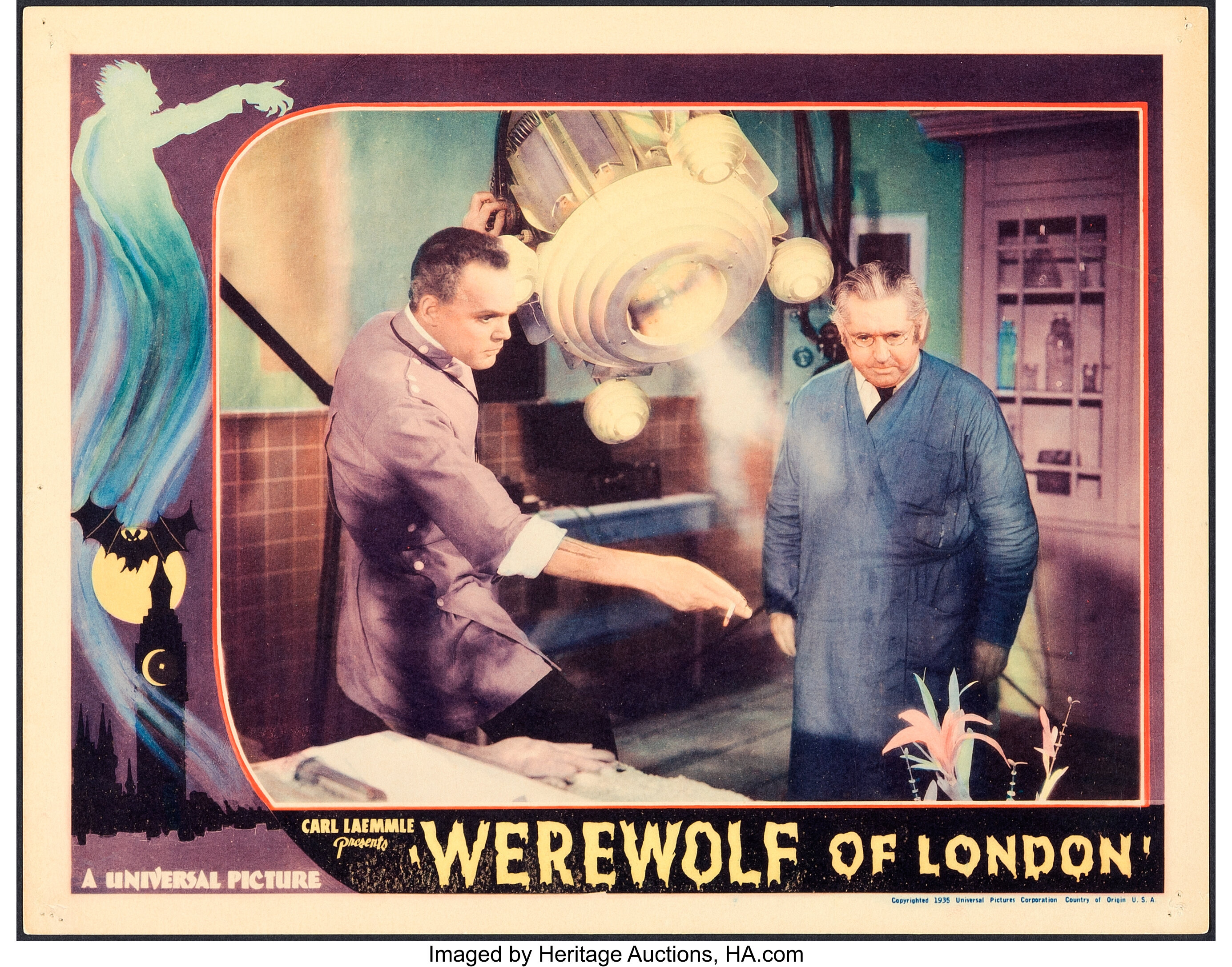 Werewolf of London (Universal, 1935). Very Fine+. Lobby Card (11" X ...