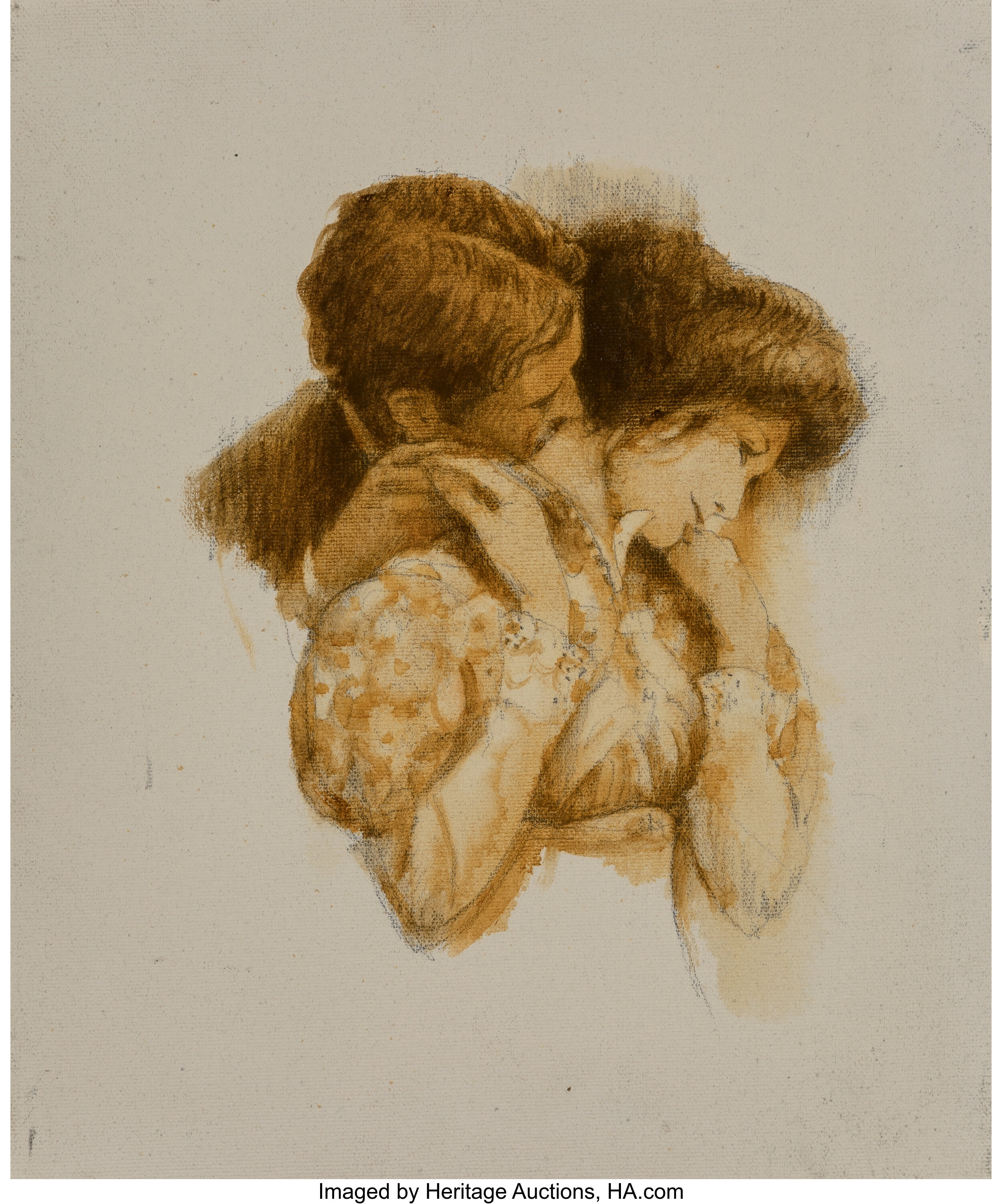 Ben Wohlberg (American, 1927). Years of Grace, interior | Lot #32206 ...