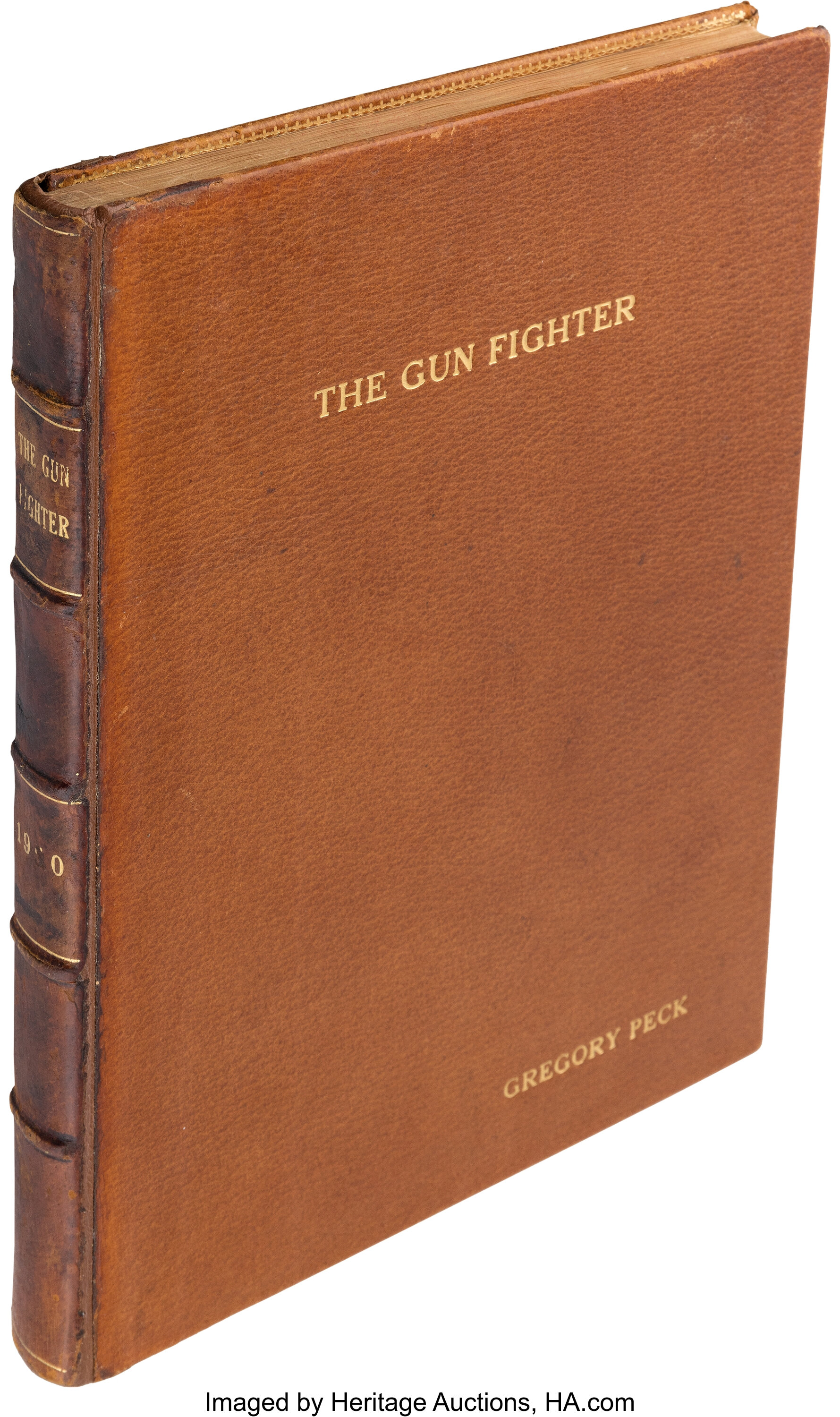 Personal book-bound script for The Gun Fighter (20th Century-Fox, | Lot ...