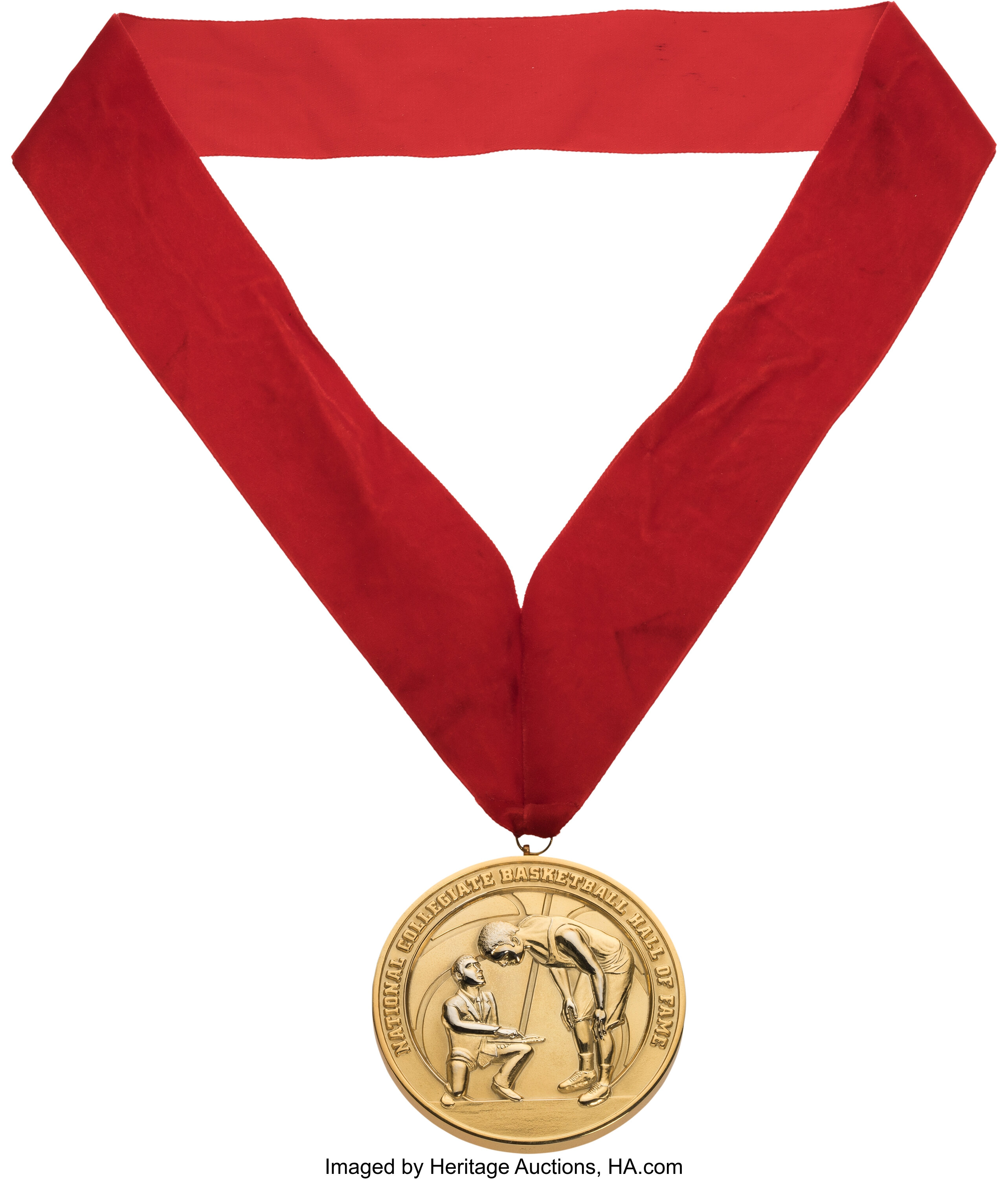 2006 College Basketball Hall of Fame Medal & Case Presented to | Lot ...