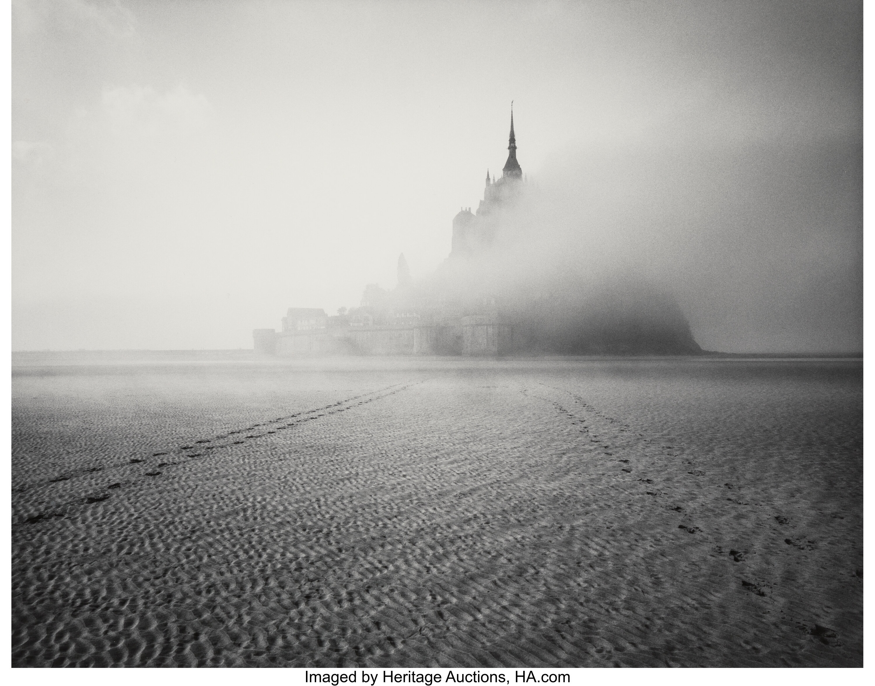 William Clift (American, b. 1944). Footprints St. Michel, France, | Lot ...