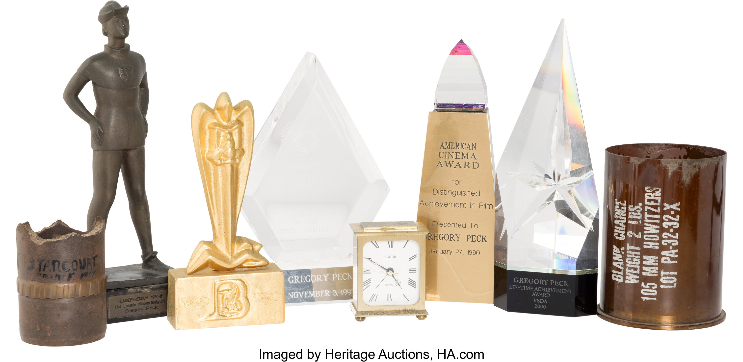 Group of Eight Awards and Other Items.... Movie/TV Memorabilia | Lot ...