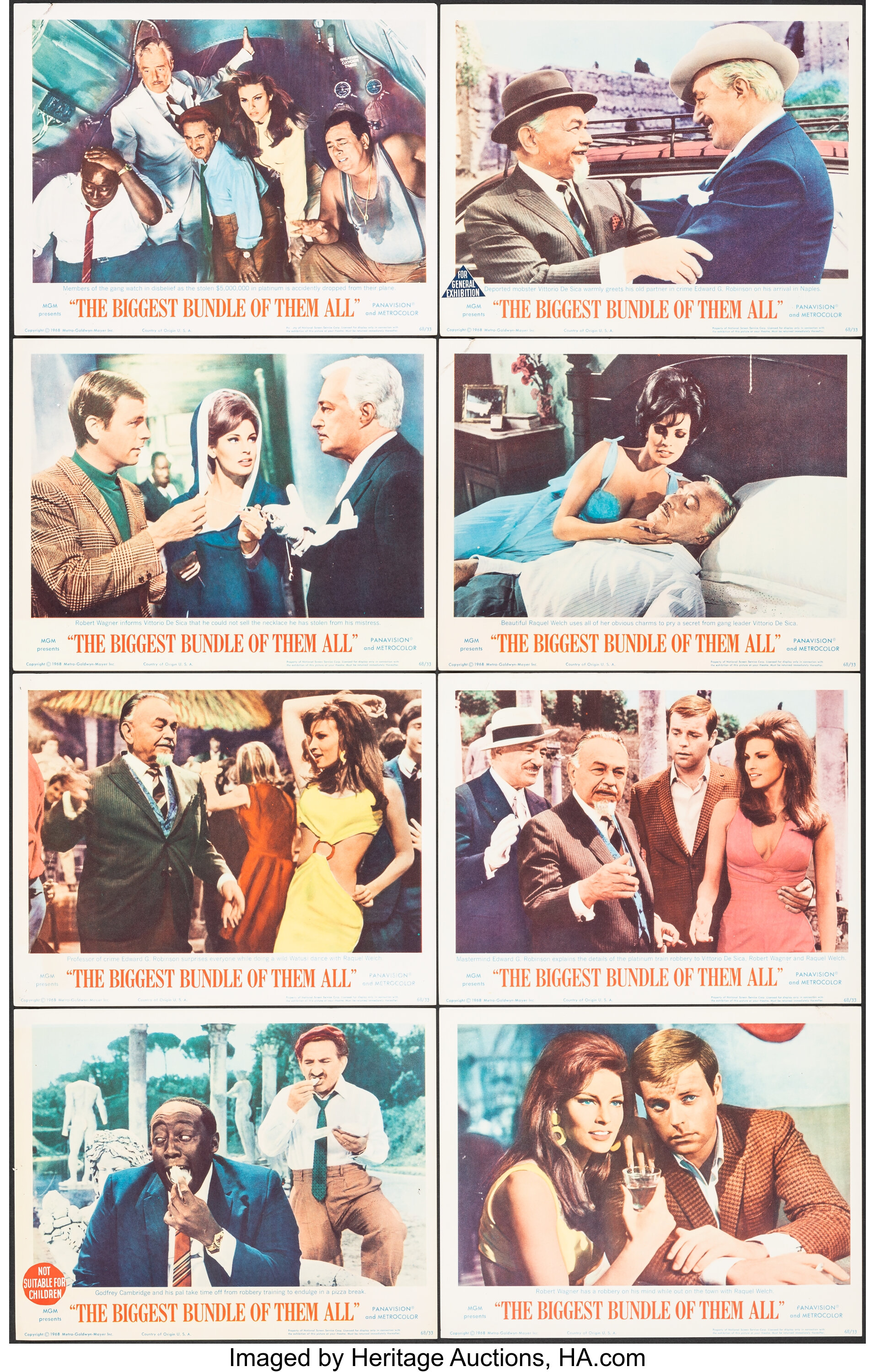 The Biggest Bundle of Them All (MGM, 1968). Very Fine-. Lobby Card ...