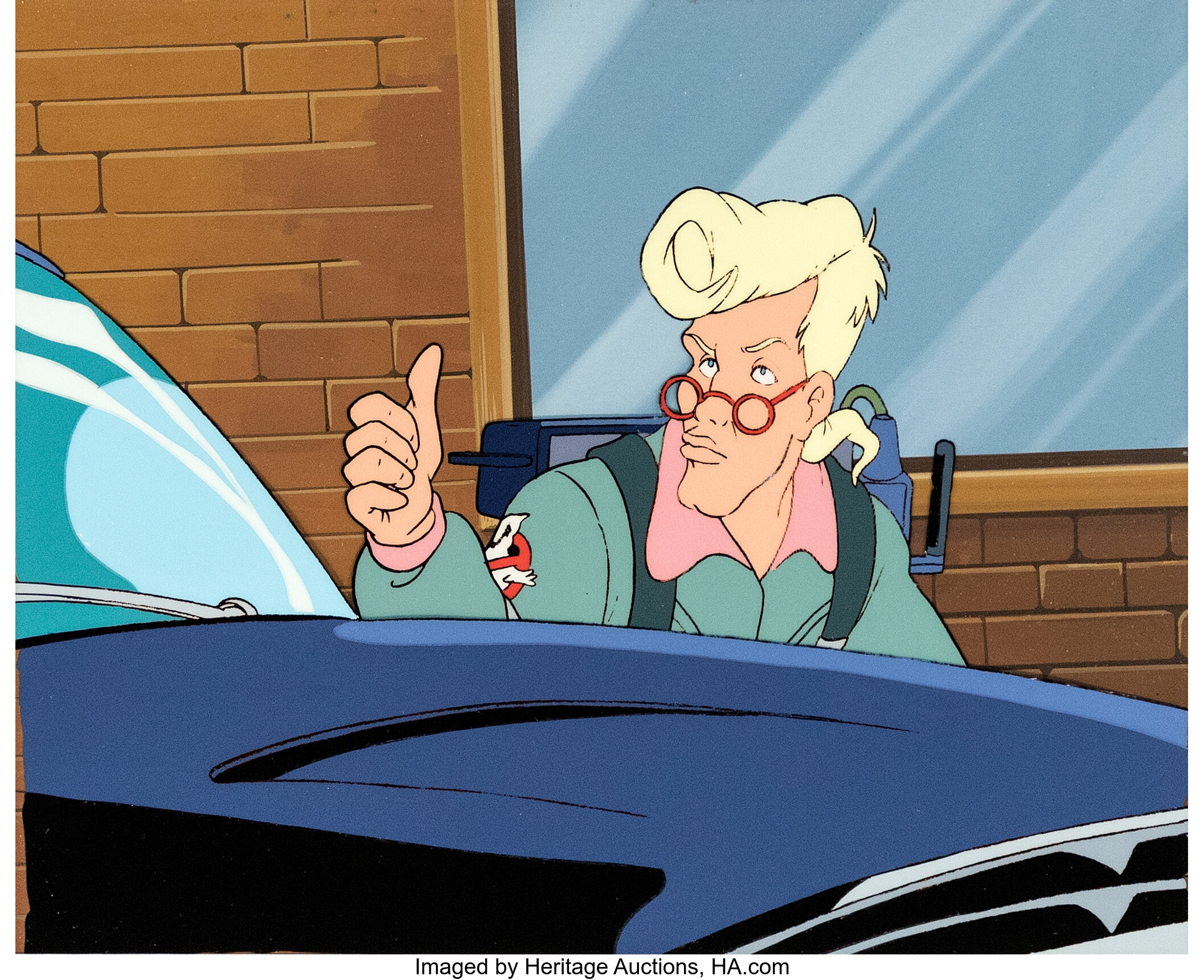 The Real Ghostbusters Egon Spengler Production Cel, Production | Lot ...
