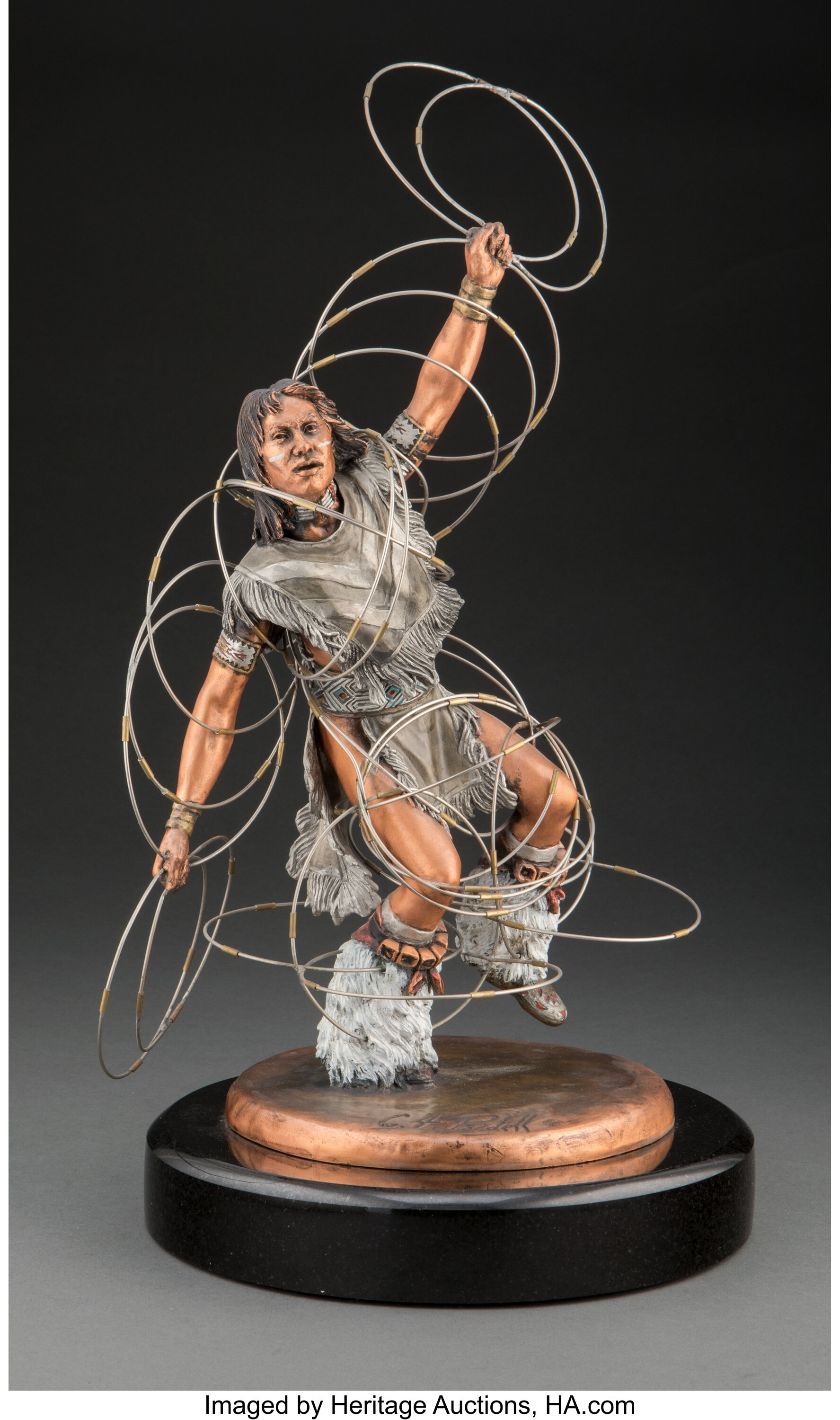 Christopher A. Pardell (American, 20th/21st century). Hoop Dancer ...