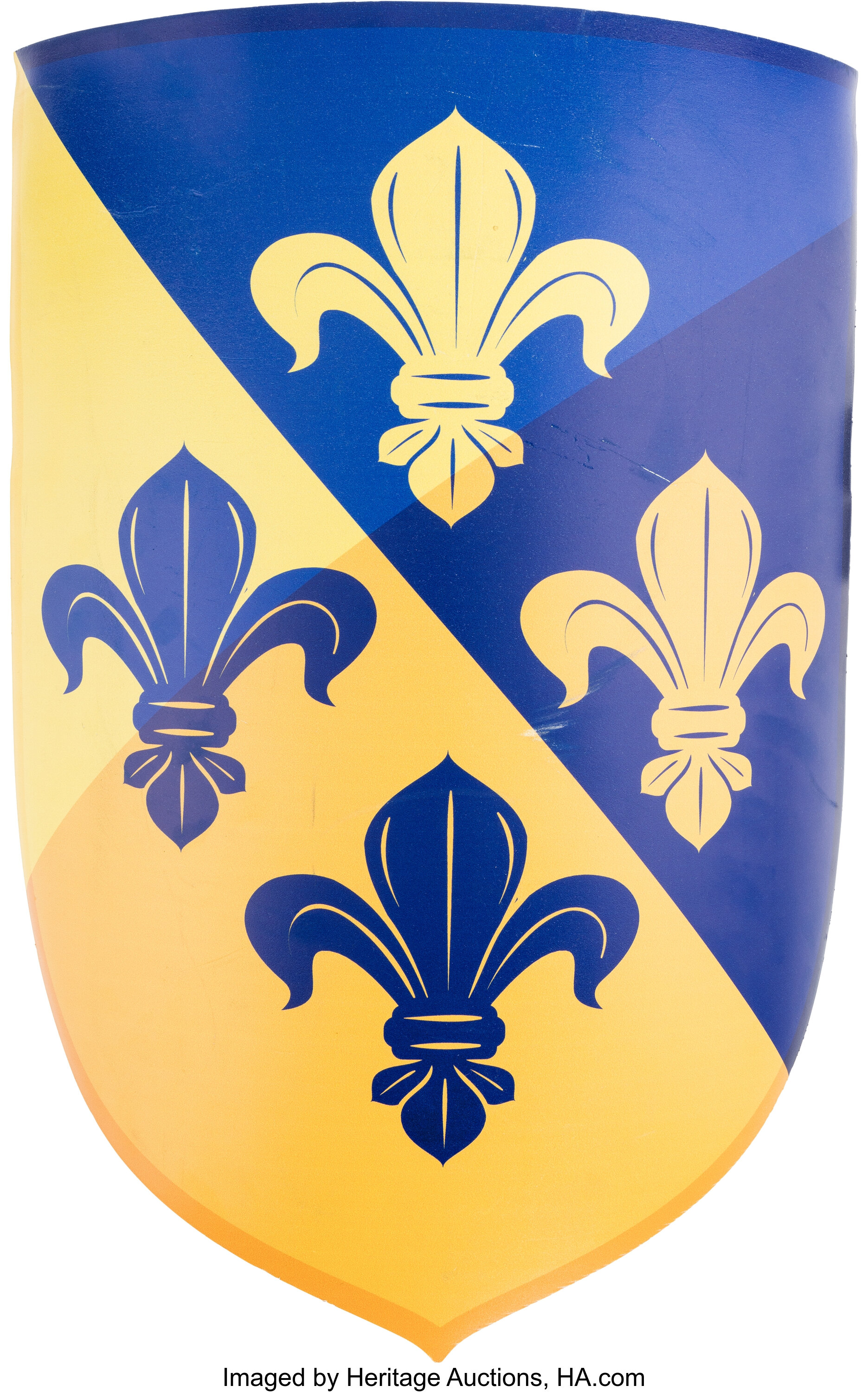 Disneyland - Fantasyland Fleur-de-Lis Shield Park-Displayed Prop | Lot ...