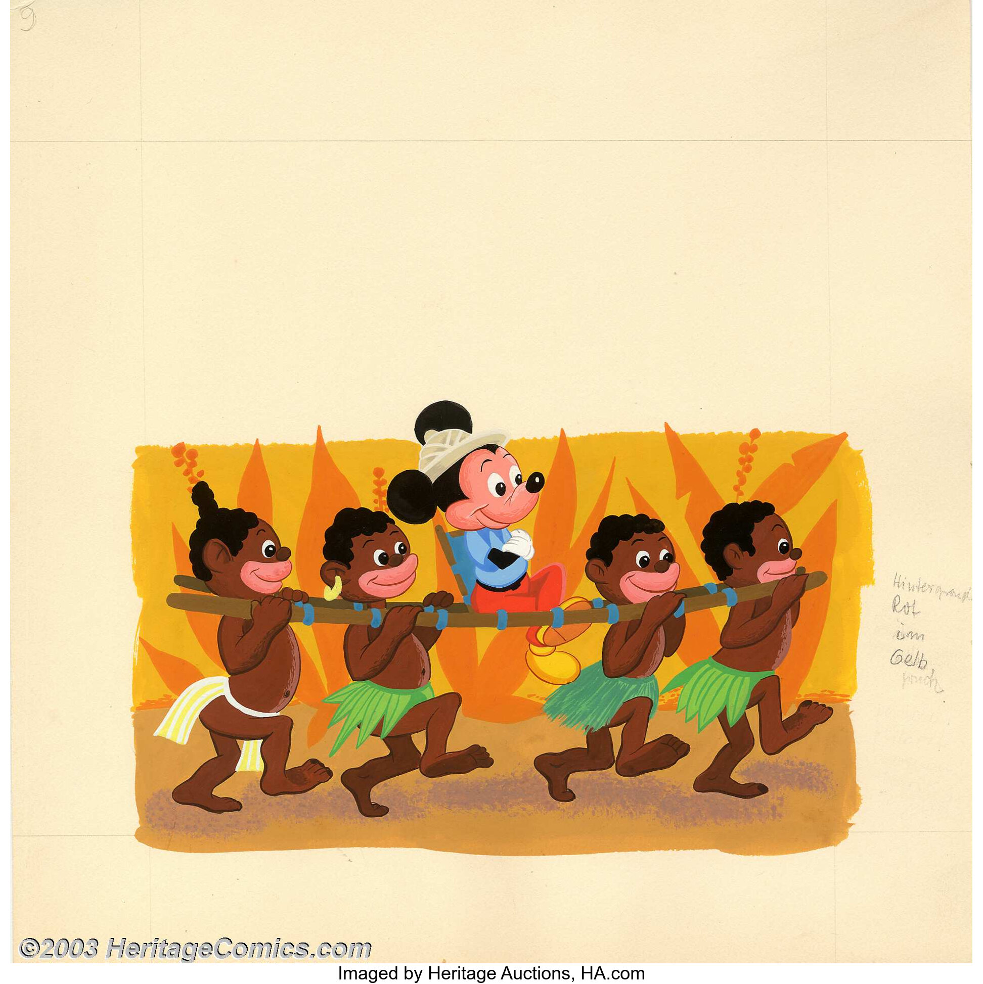 Unknown Artist - Original Art for Micky und Wumba-wu, Page 9 | Lot ...