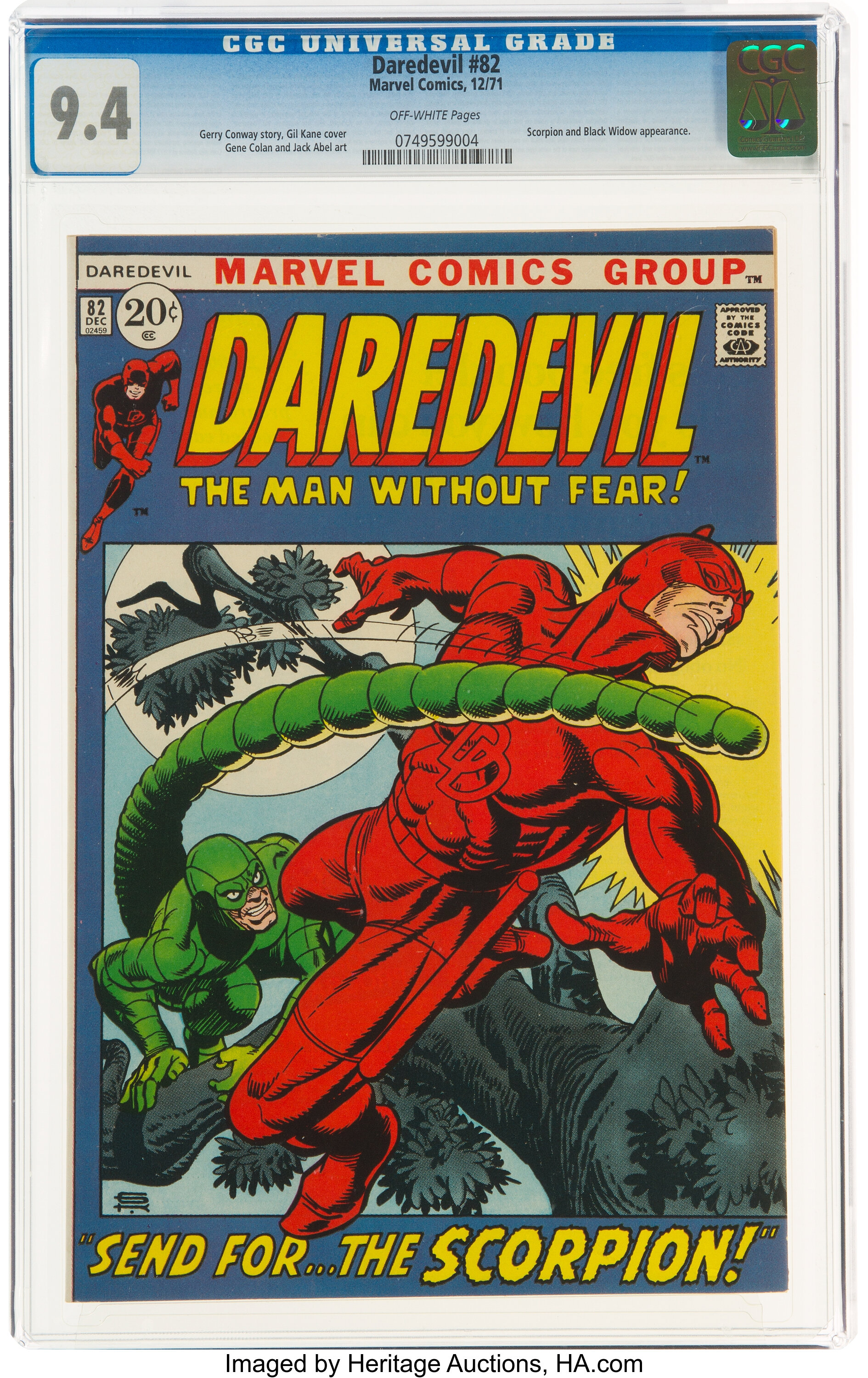 How Much Is Daredevil #82 Worth? Browse Comic Prices | Heritage Auctions