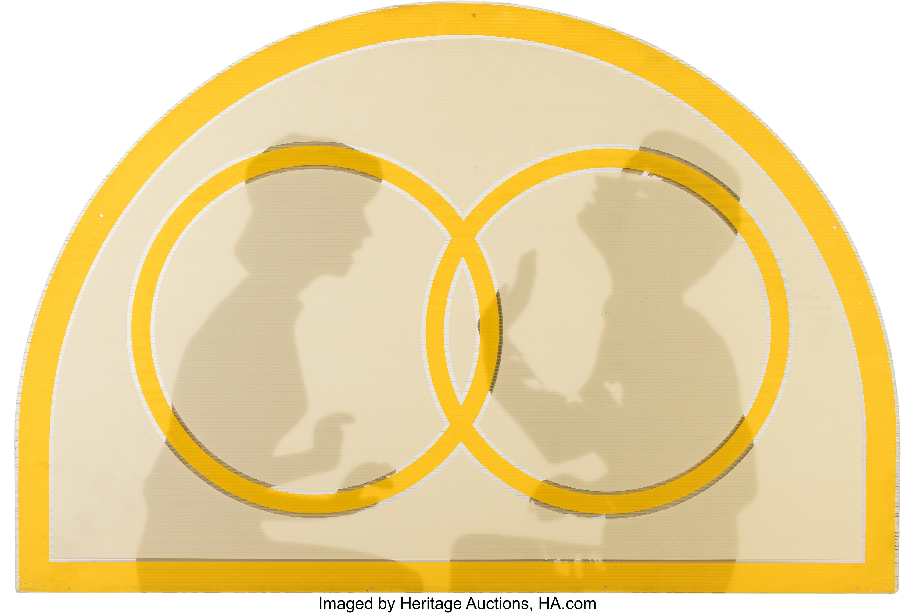 Silhouetted Couples with Interlocking Wedding Rings Set Piece from ...
