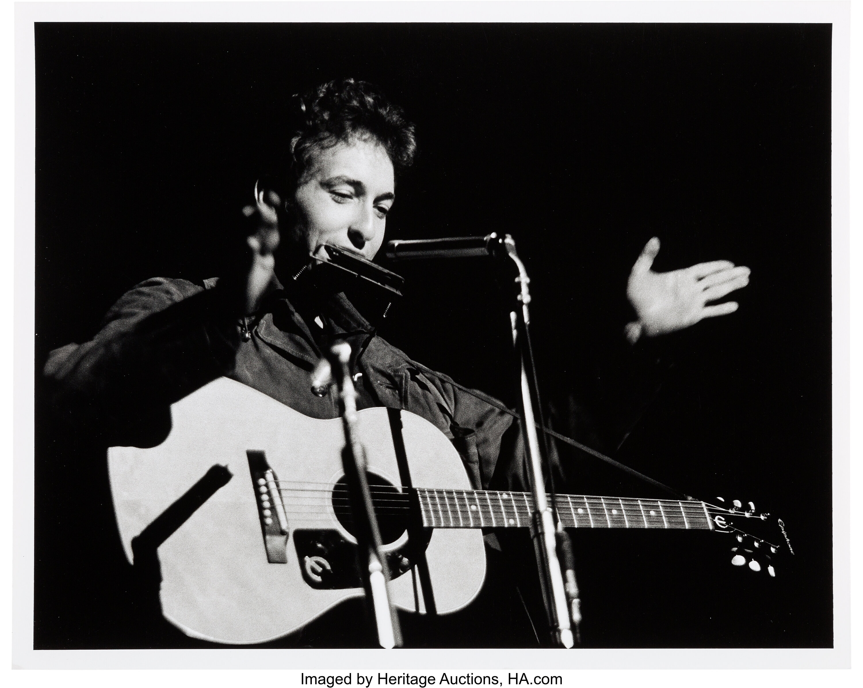 Bob Dylan Silver Gelatin Photo.... Music Memorabilia Photos | Lot ...