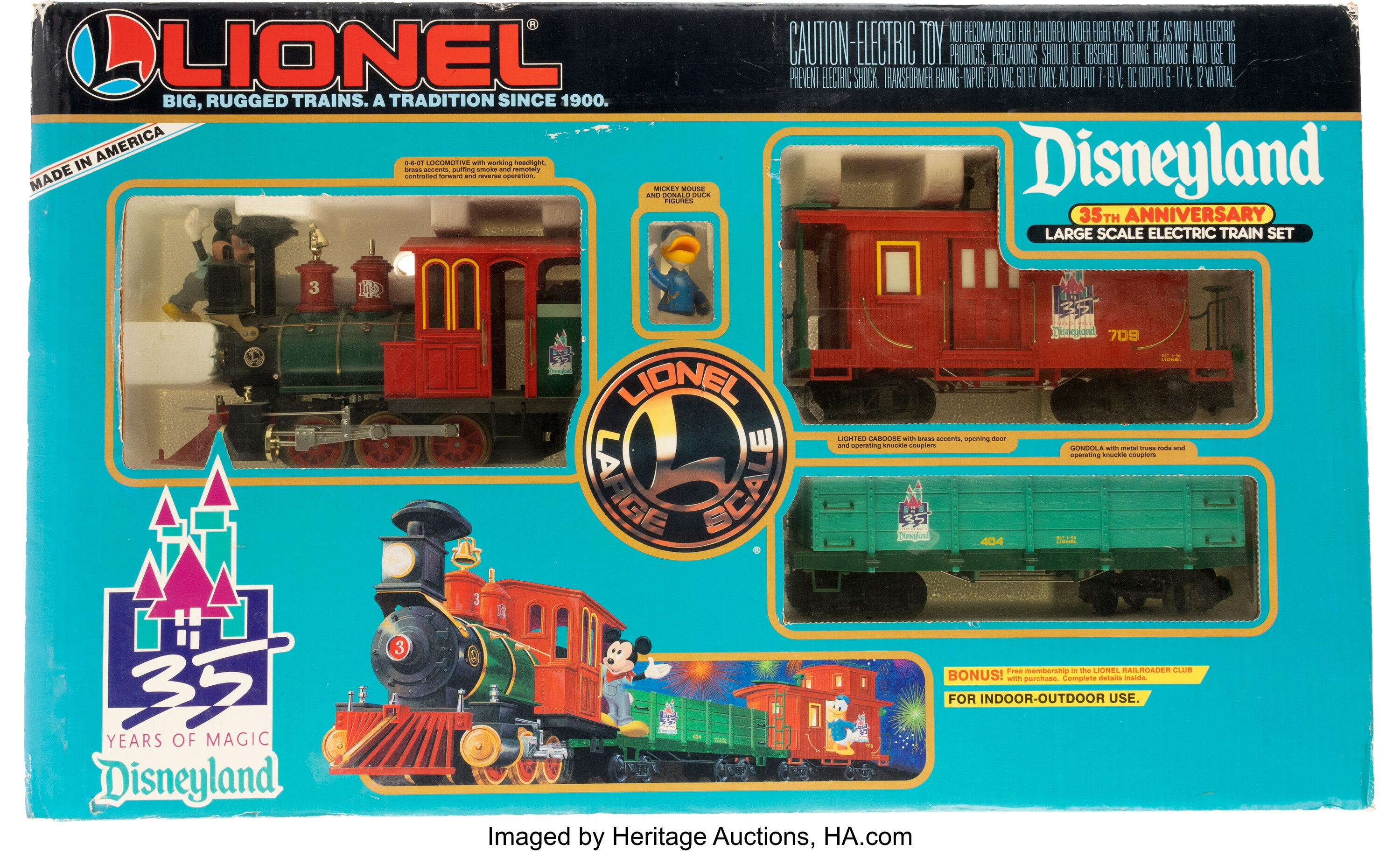 Disneyland - Lionel 35th Anniversary Large-Scale Electric Train Set ...