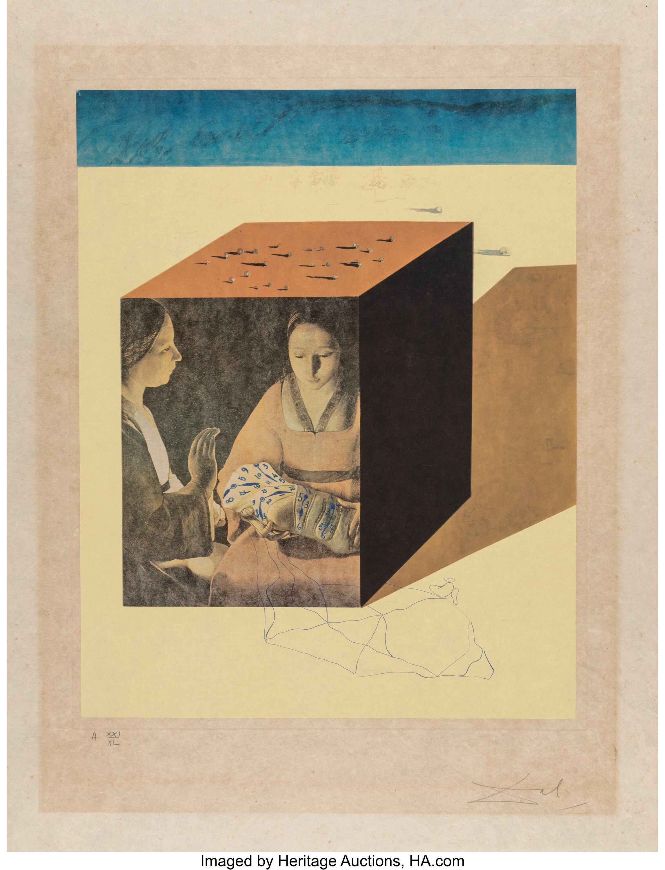 Salvador Dali (1904-1989). Caring for a Surrealist Watch, from | Lot ...