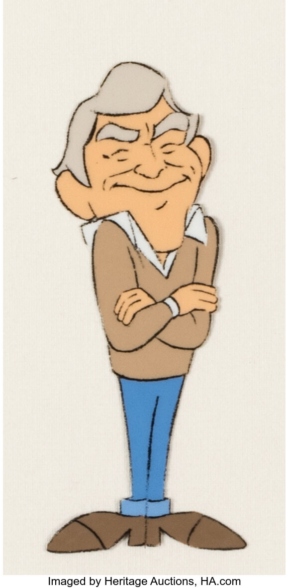 "Andy Griffith" Production Cel (c. 1980s). ... Animation Art | Lot ...