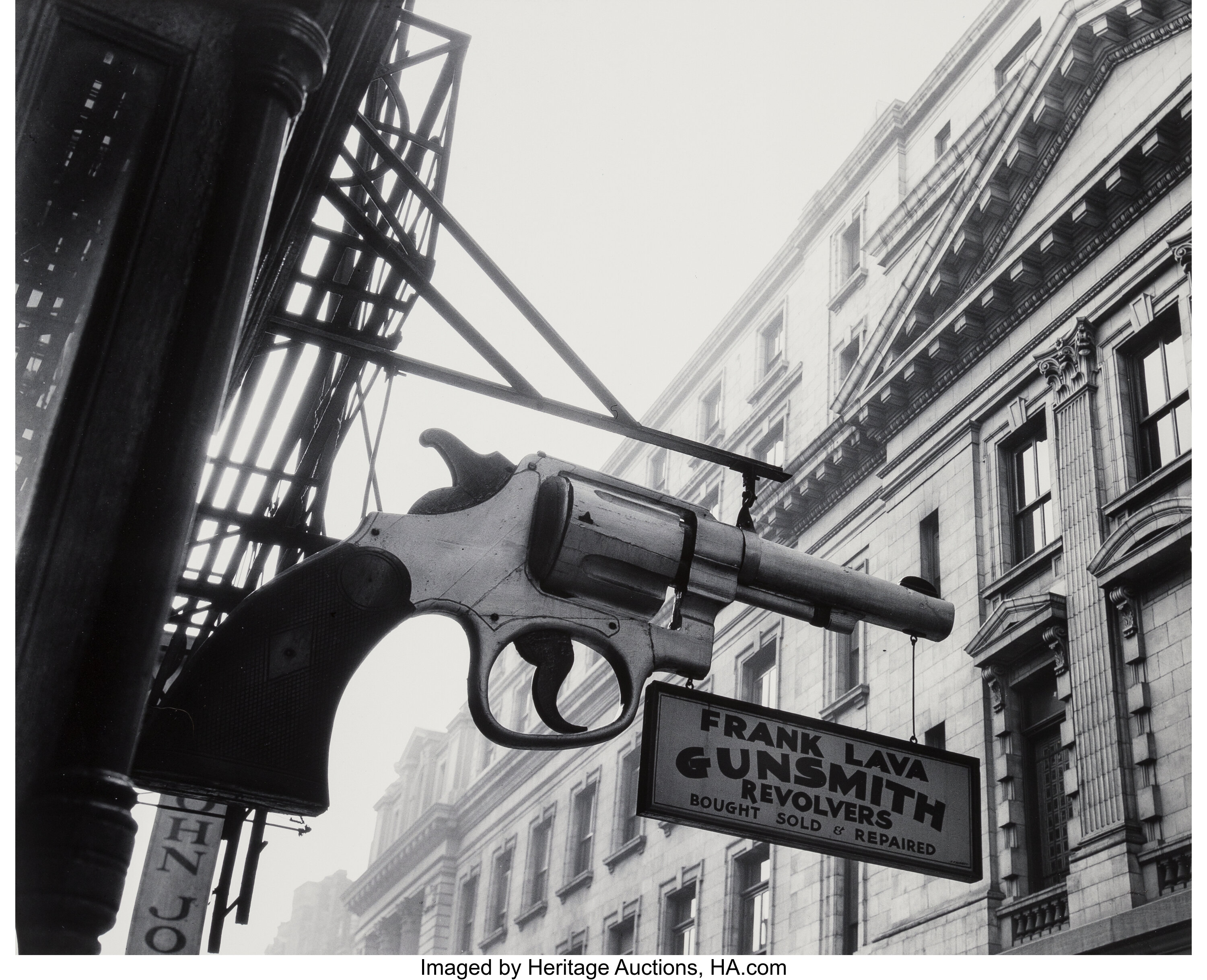Berenice Abbott (American, 1898-1991). Frank Lava Gunsmith, 1937. | Lot ...