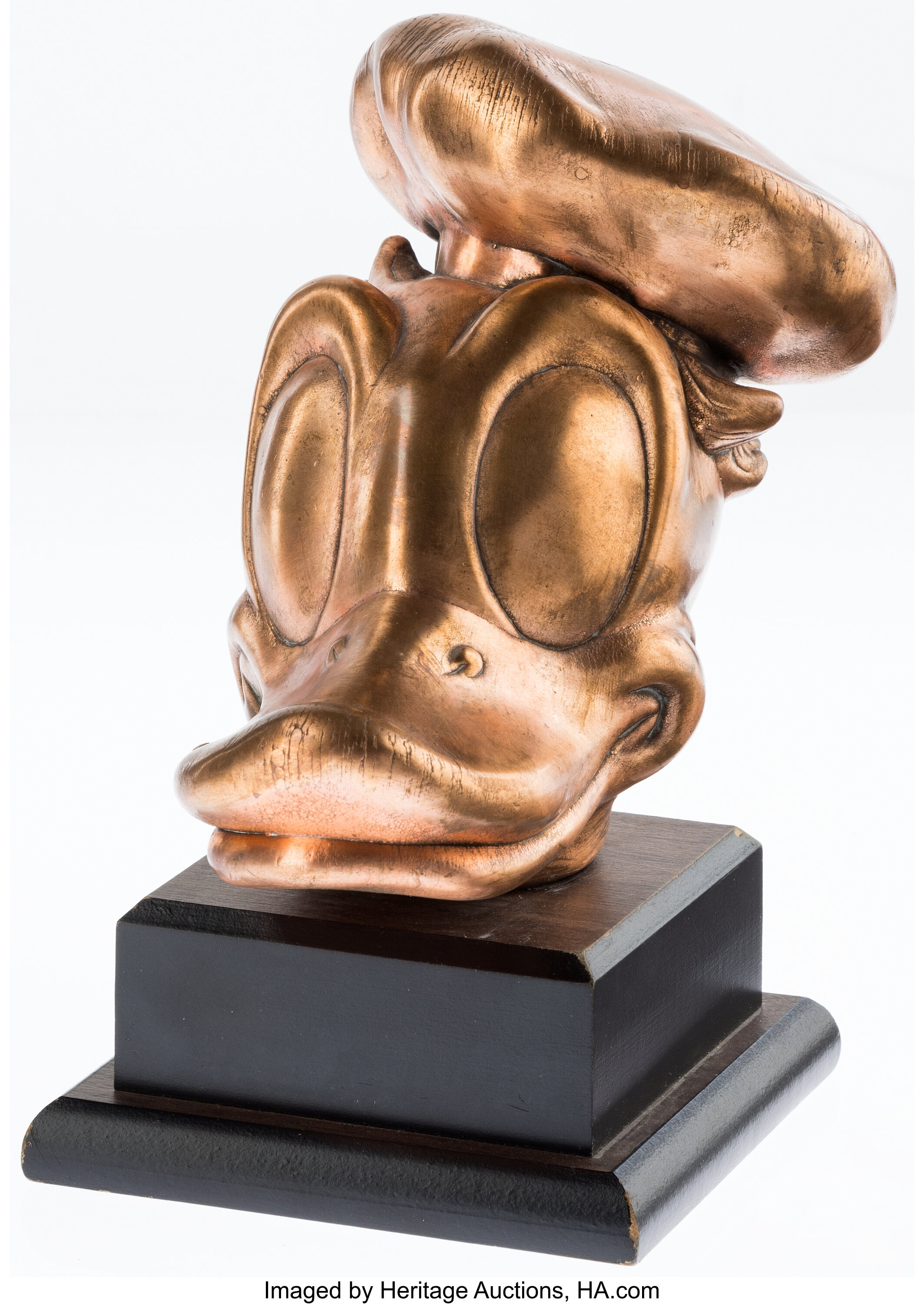 Bronze Donald Duck Toy Production Mold Bust (Walt Disney | Lot #81154 ...