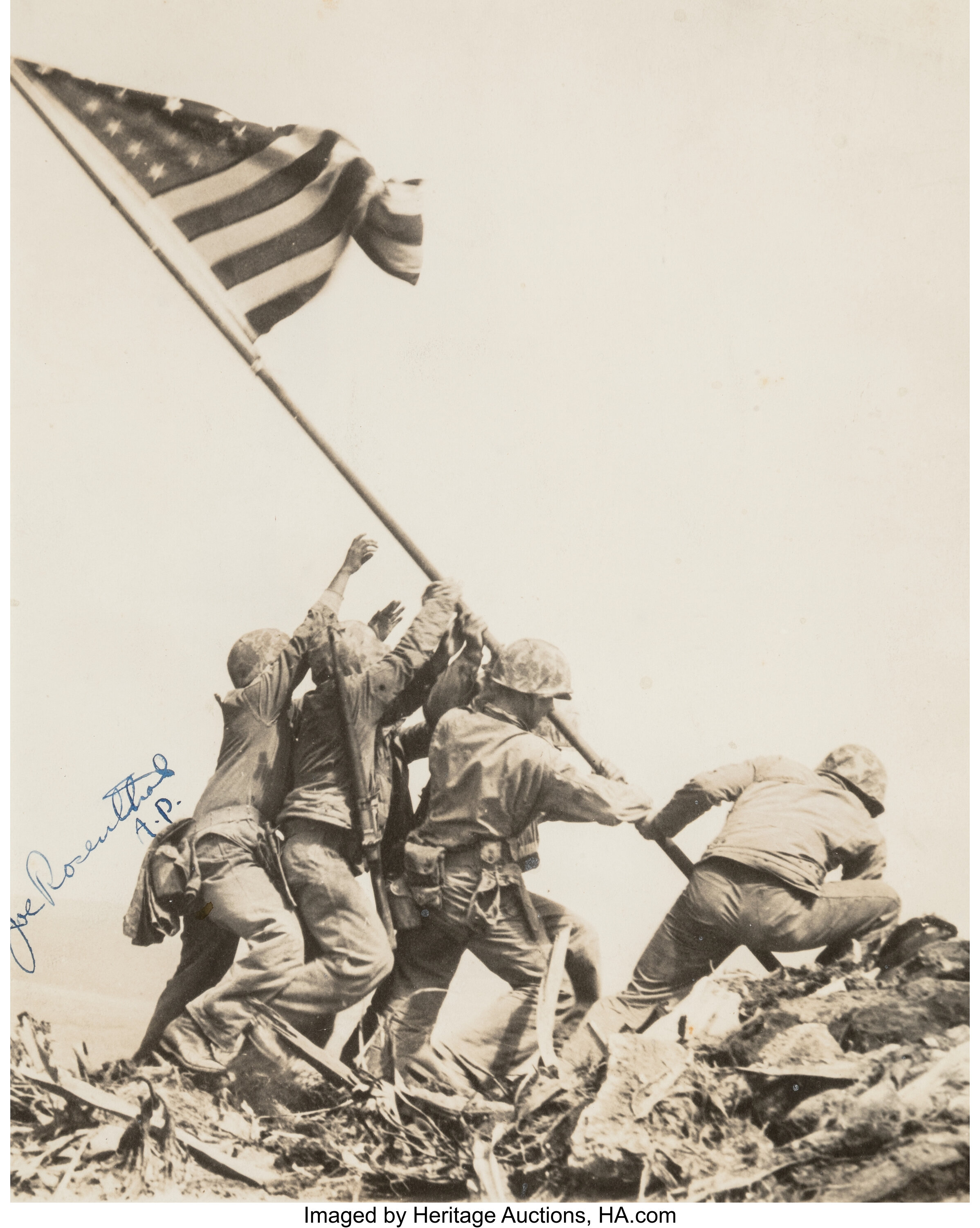Joe Rosenthal (American, 1911-2006). Raising the Flag on Iwo Jima ...