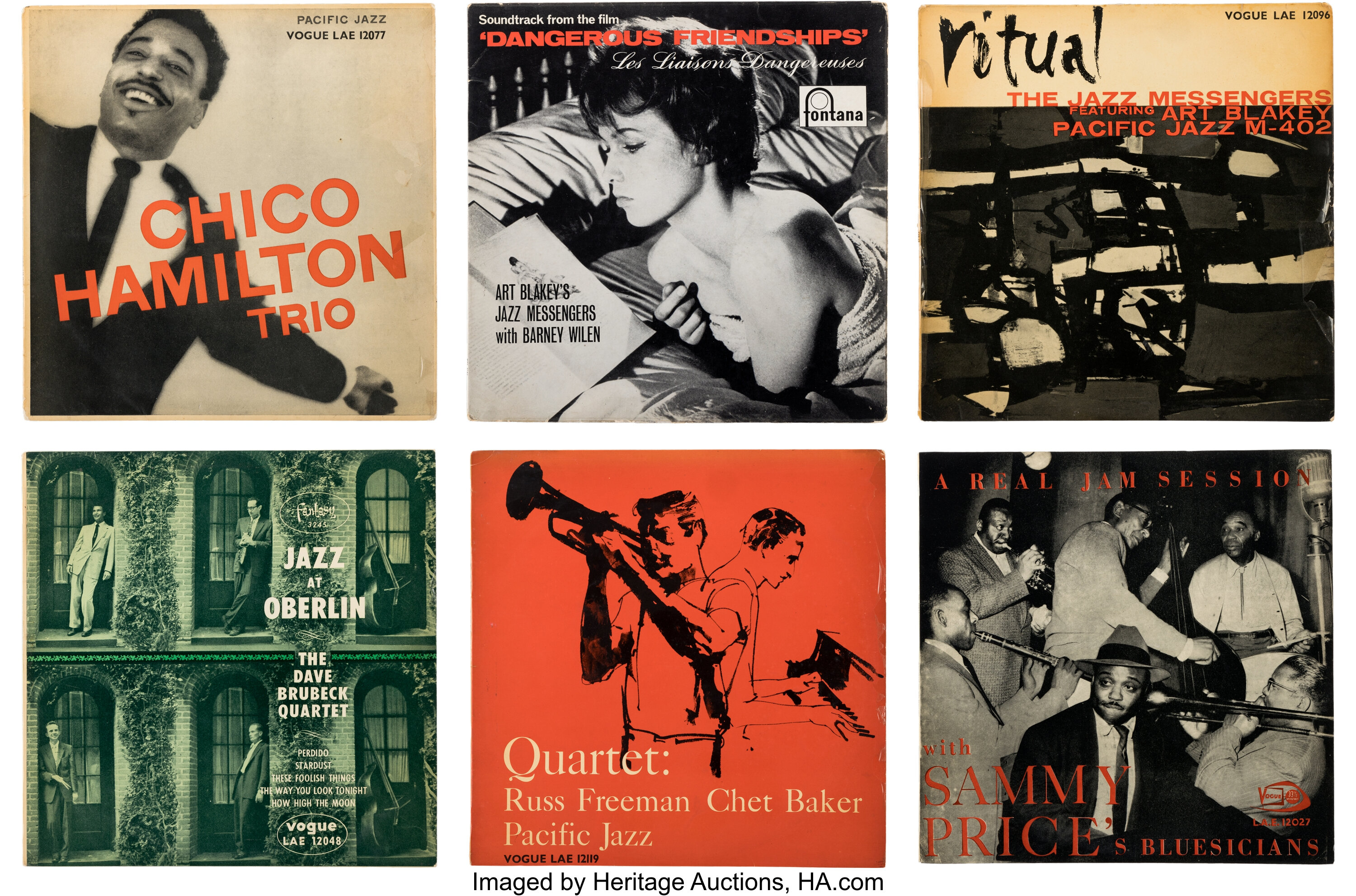 Various Jazz Artists Group of (6) Vinyl LPs. ... (Total: 6 Items) | Lot ...